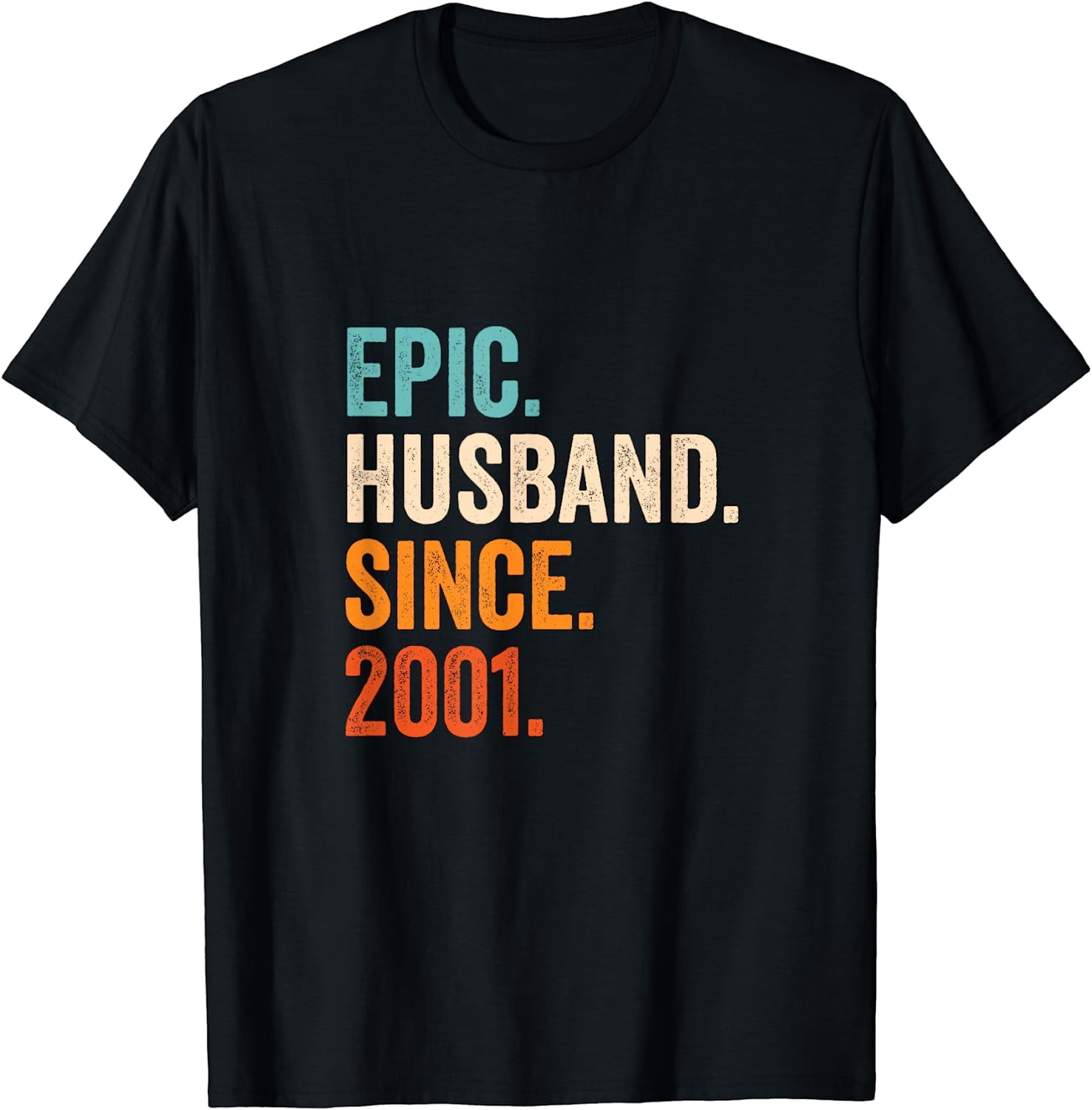 Epic Husband Since 2001 22nd wedding anniversary T-Shirt - Walmart.com