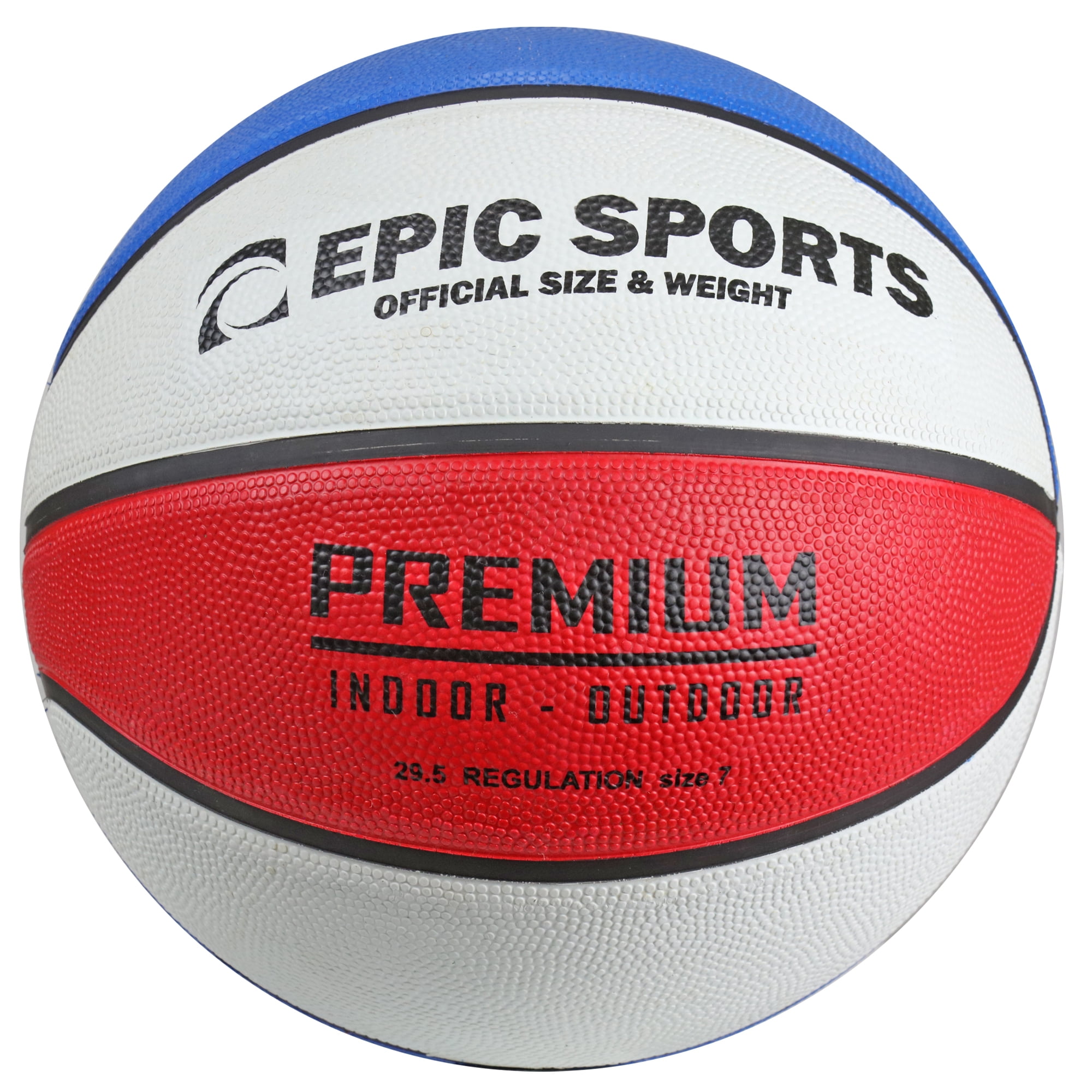 Epic Multi-Color Premium Rubber Recreational Basketballs - Walmart.com