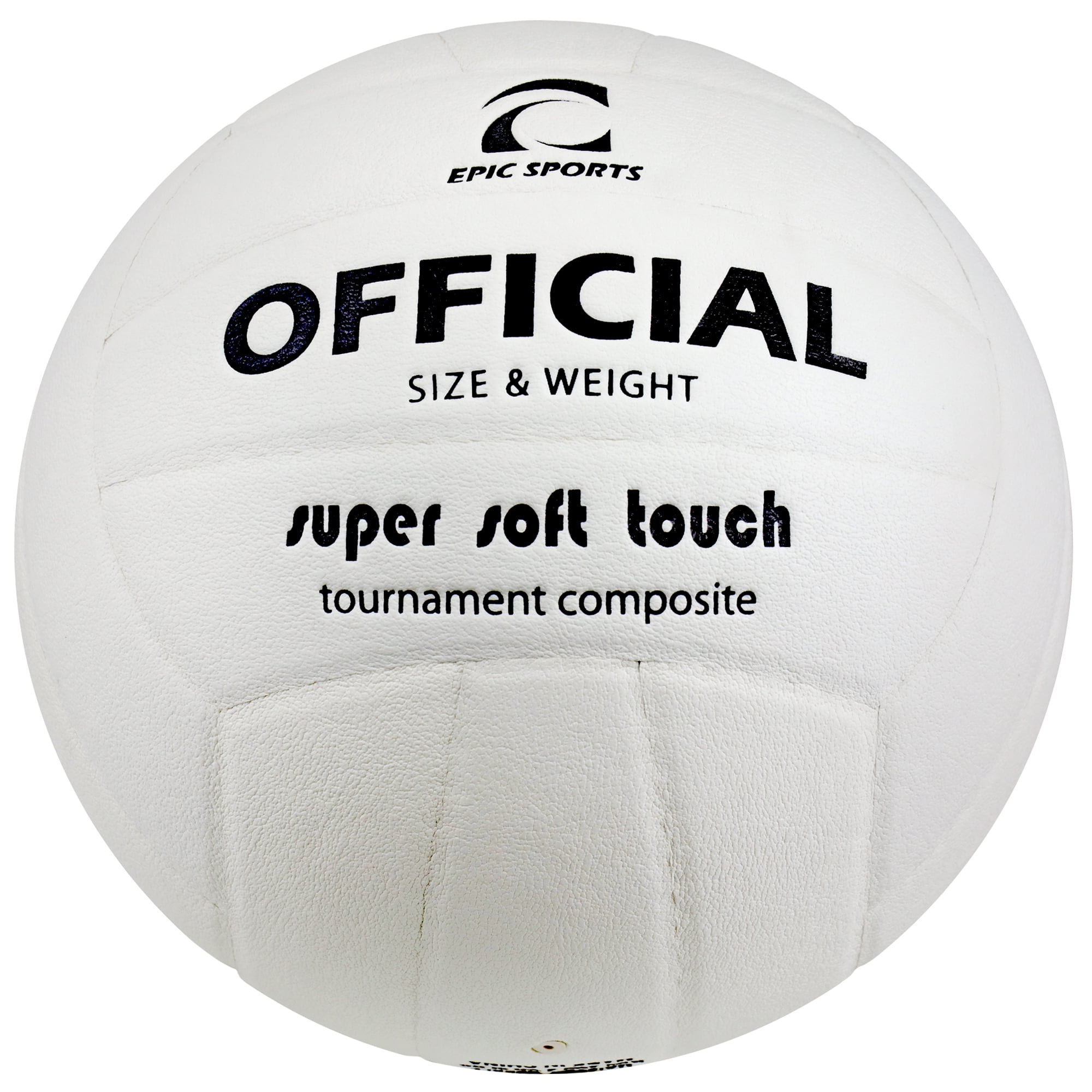 Epic Official Pro Indoor Super Soft White Volleyball - Walmart.com
