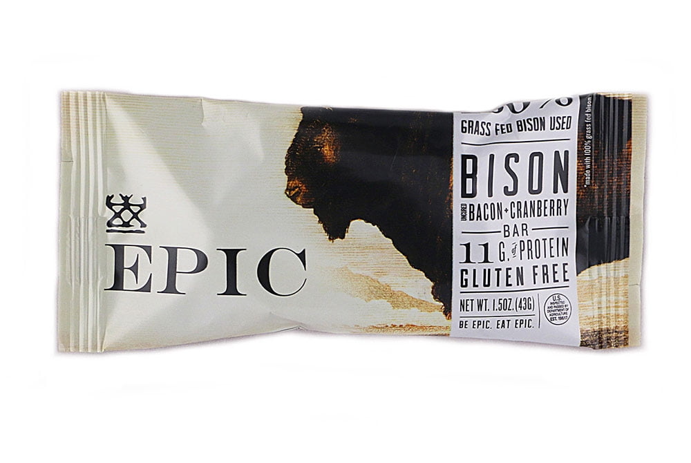 Epic Provisions Bison Bacon Cranberry Bar - Walmart.com