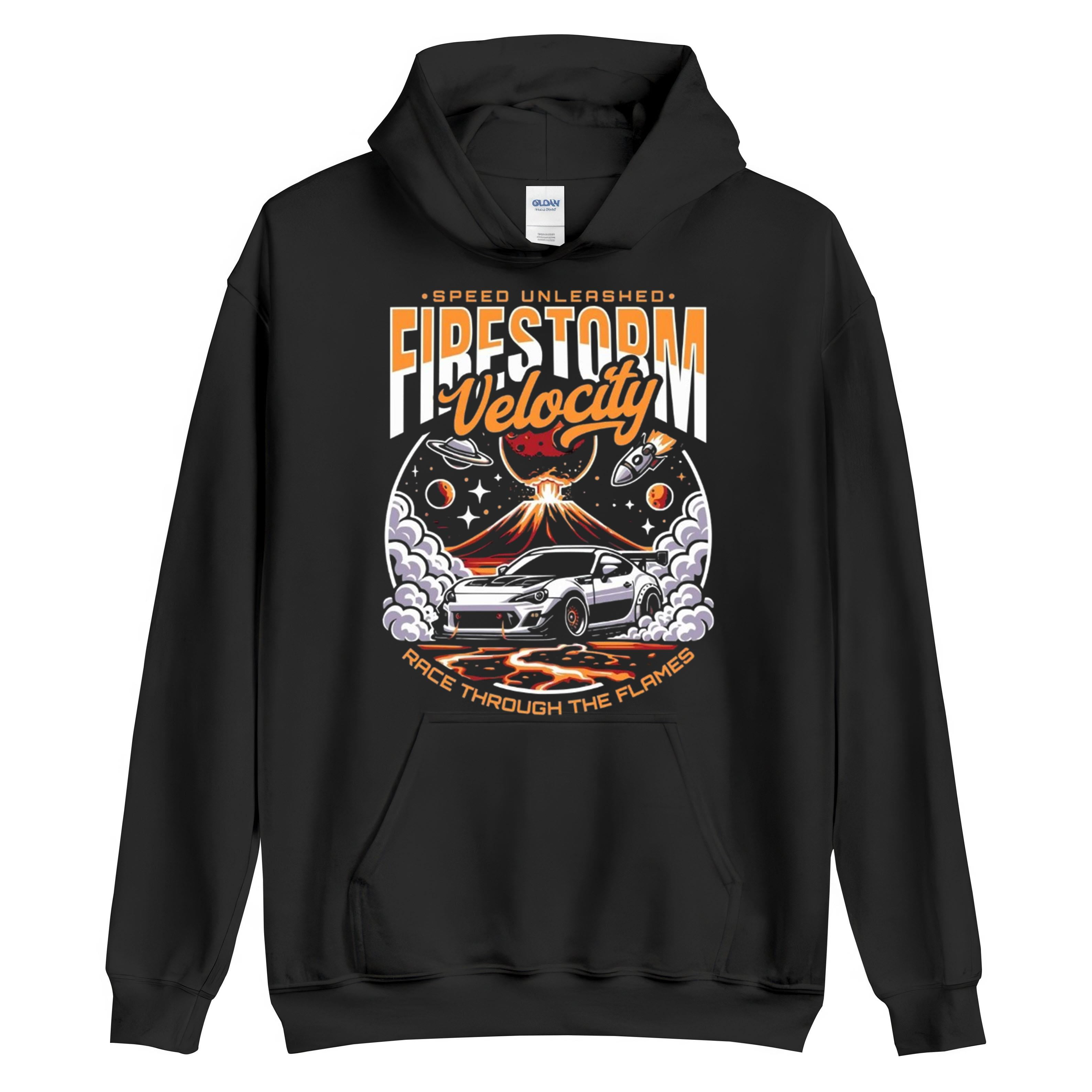 Epic Racing Adventure Design - Firestorm and Cosmic Velocity Artwork Shirt-C - Walmart.com
