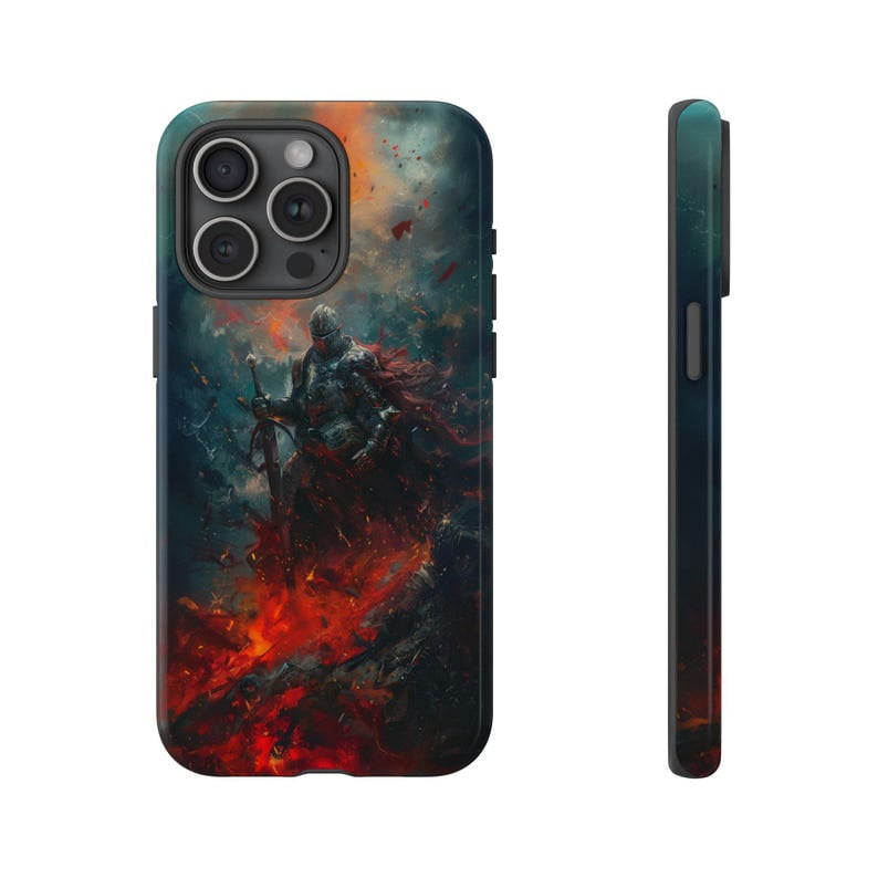 Epic Souls Dark Knight Warrior Fantasy Battle Artwork Phone Case for 11 ...