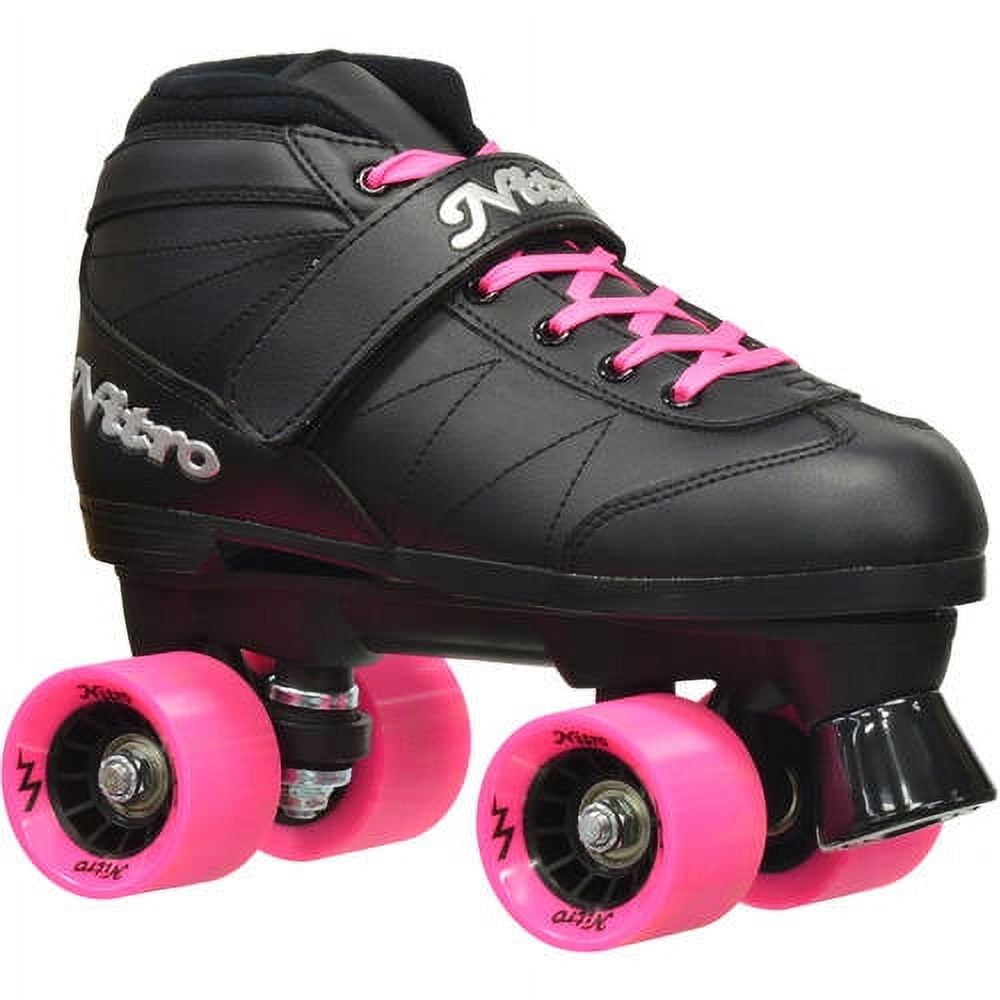 Epic Super Nitro Indoor/Outdoor Quad Speed Roller Skates - Walmart.com