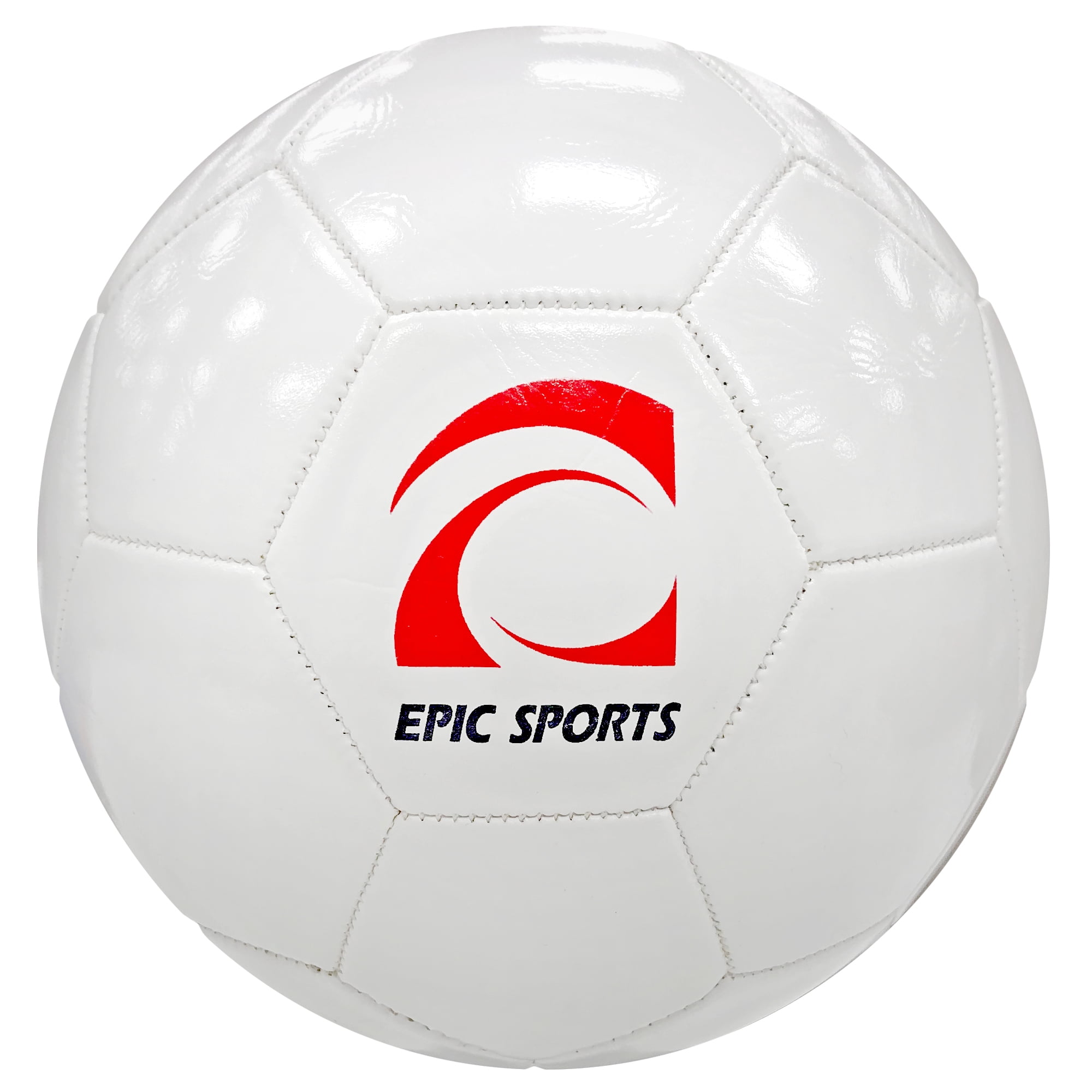 Epic Sports Synthetic Leather Soccer Ball, Practice, Soft Touch Latex ...