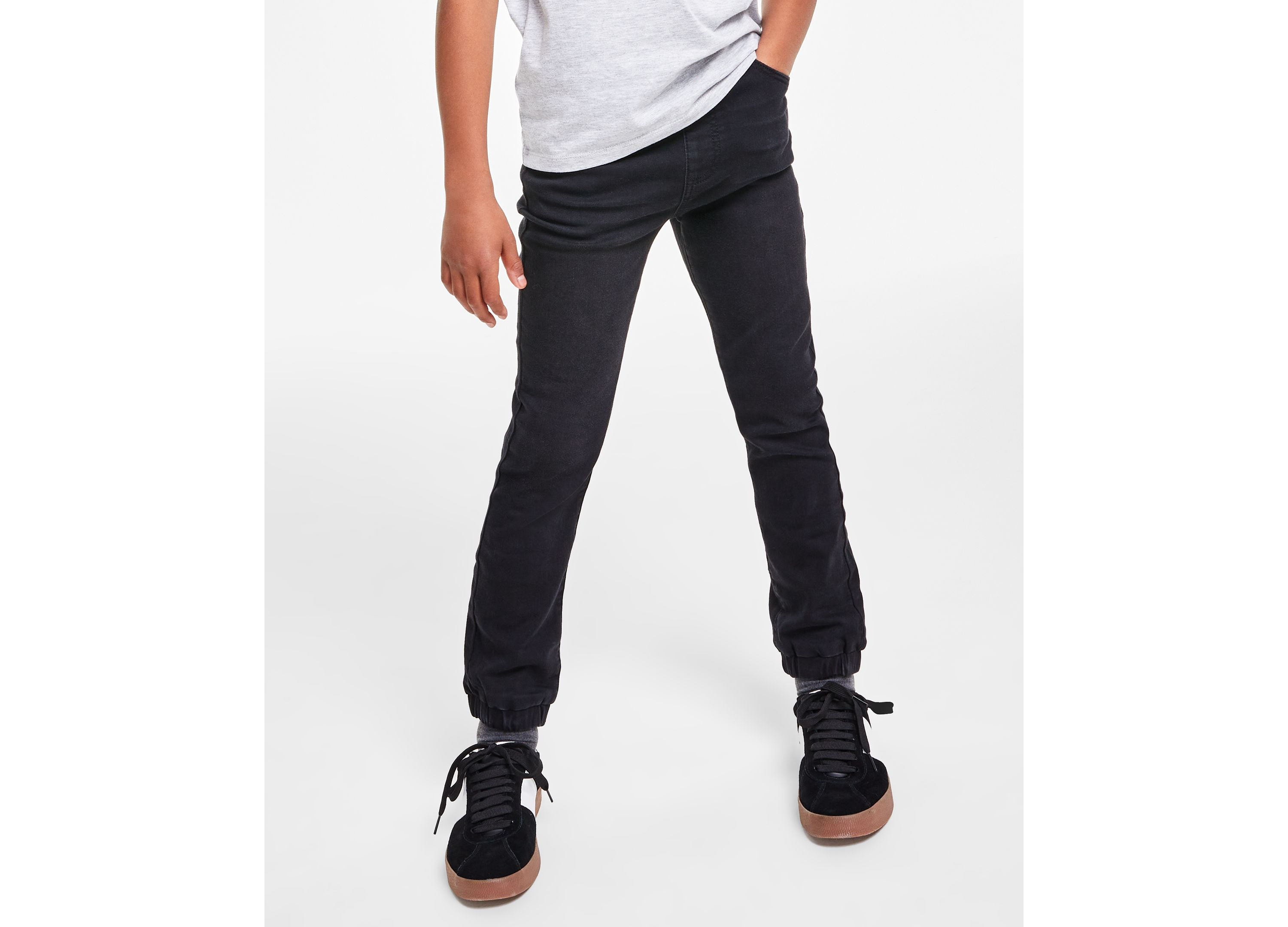 Epic Threads Big Boys Denim Joggers Black Wash 18-20 - Walmart.com