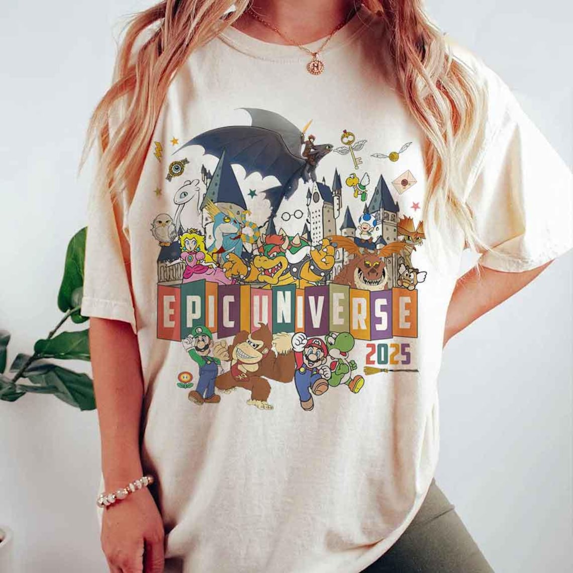Epic Universe Shirt, Orlando Park Epic Universe 2025, Mario Baby Tee ...