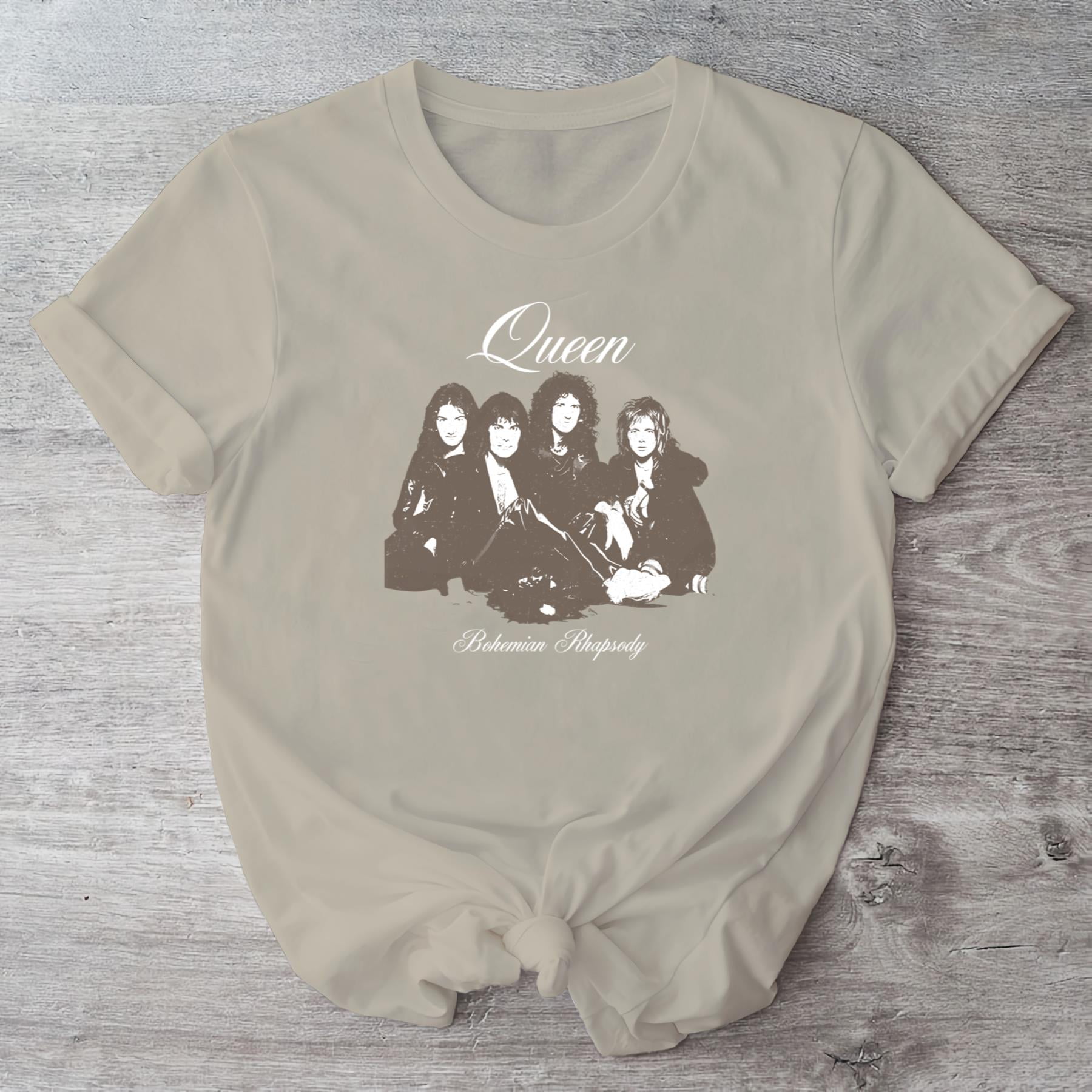 Epic Vocal Era Tribute Tee, Rock Anthem Portrait Graphic Shirt, Classic ...