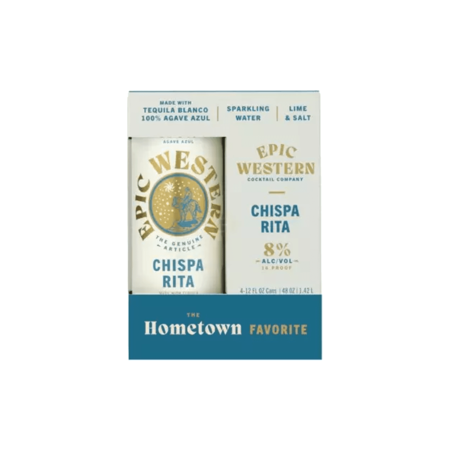Epic Western Chispa Rita Cocktail, 12 fl oz 4 Pack Can 8% ABV - Walmart.com