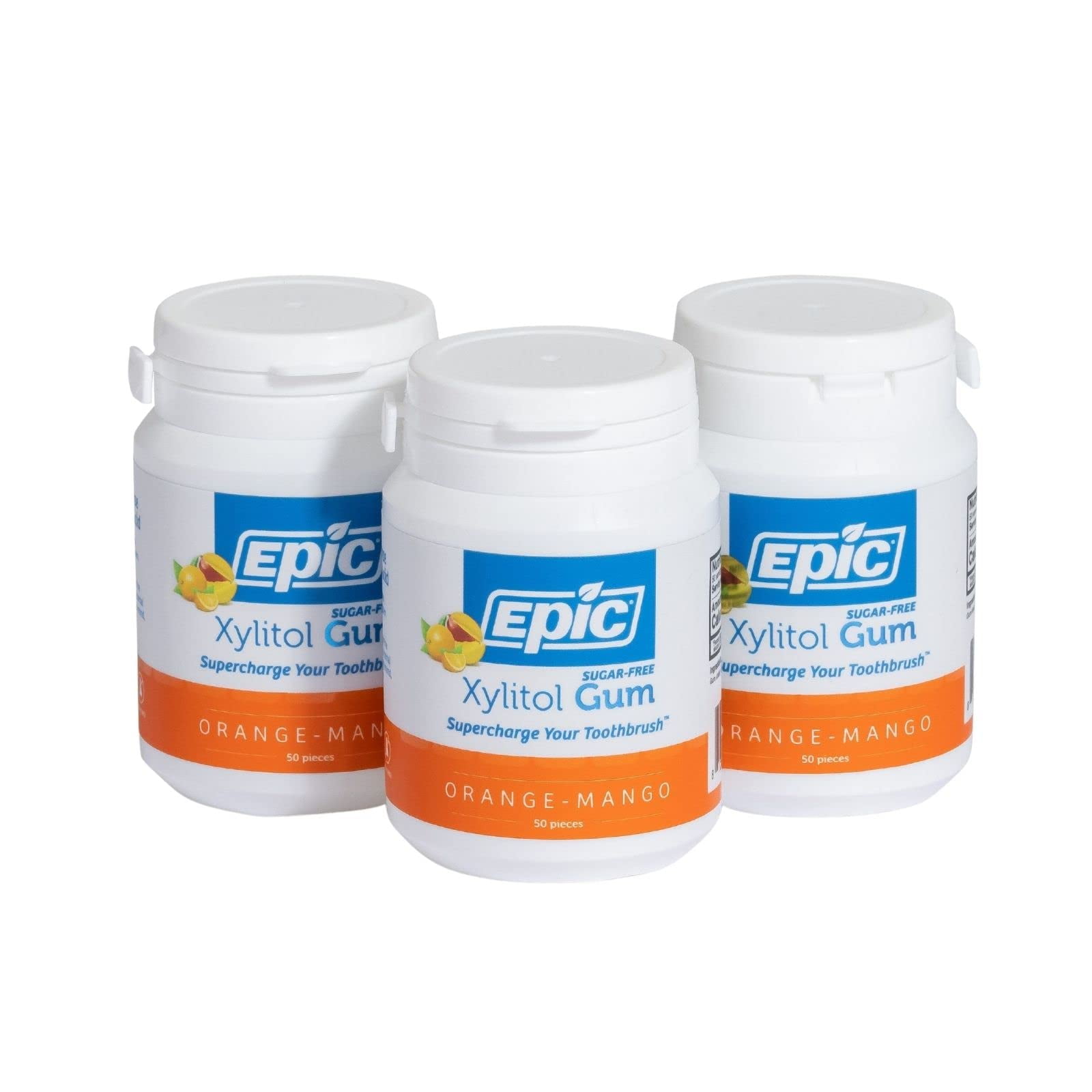 Epic Xylitol Chewing Gum - Sugar Free & Aspartame Free Chewing Gum ...