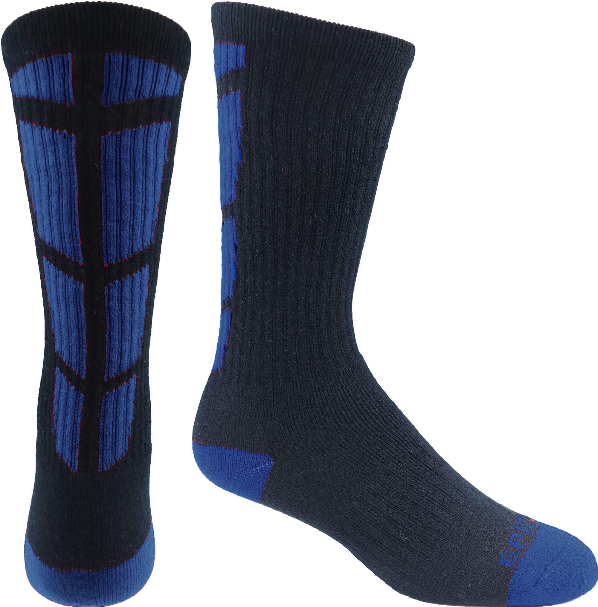 Epic Youth Frontcourt Back Calf Design - Cute Novelty Fun Design Crew-Socks (1-Pair) - Walmart.com