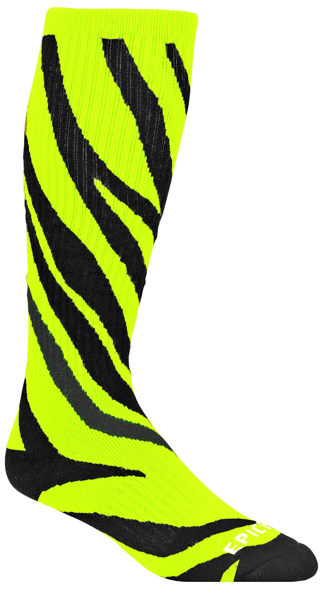 Epic Youth Zebra Stripes - Cute Novelty Fun Design Knee-High Socks (1 ...