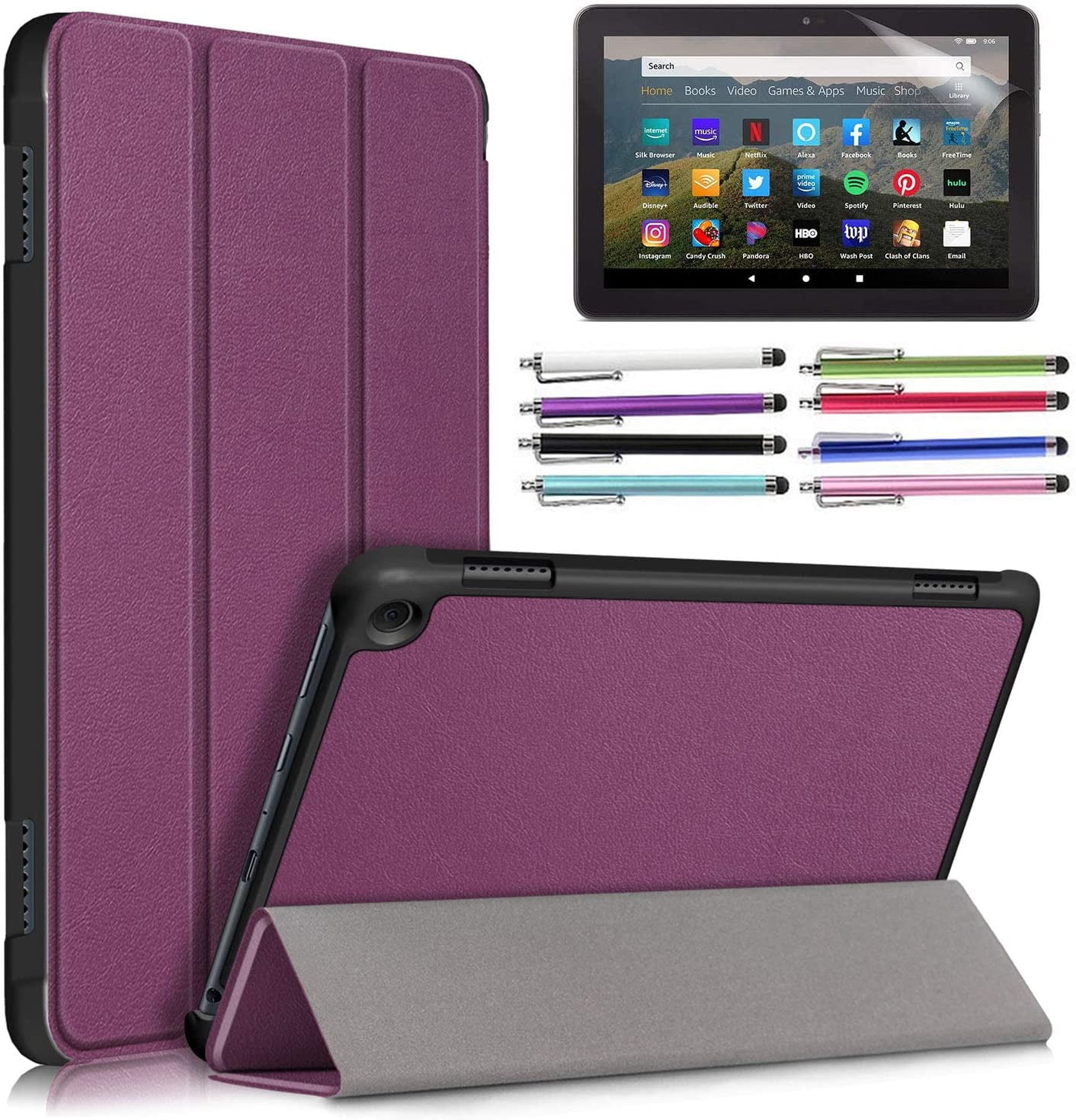 EpicGadget Amazon Fire HD 8 Case / Fire HD 8 Plus Tablet Case (10th ...