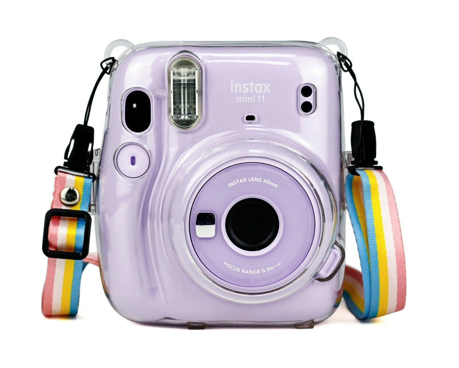 EpicGadget Fujifilm Instax Mini 11 Case, Clear PVC Cover with Rainbow ...