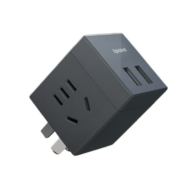Epicbird Electric plugs,US to Europe Adapter Plug 2 Outlets 3 USB Ports ...