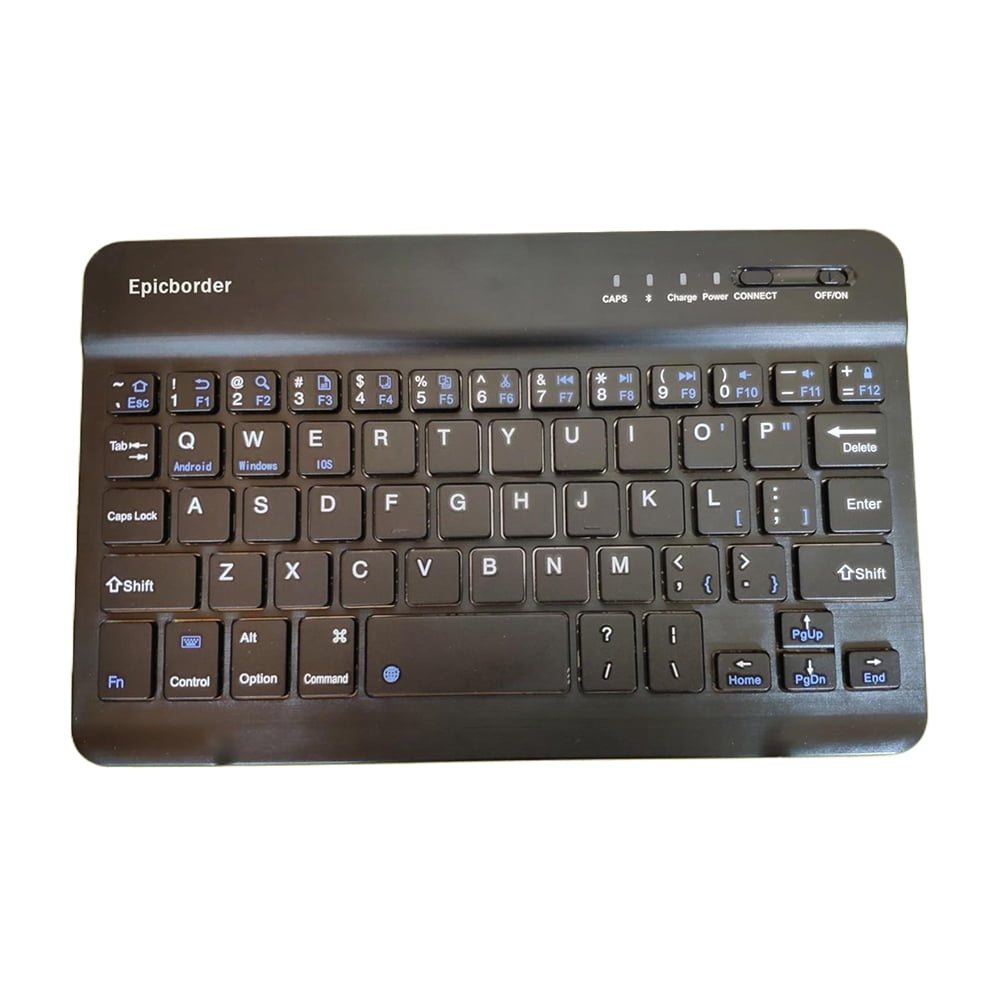 Epicborder Computer keypads, 2.4G Wireless Keyboard Stainless Steel ...