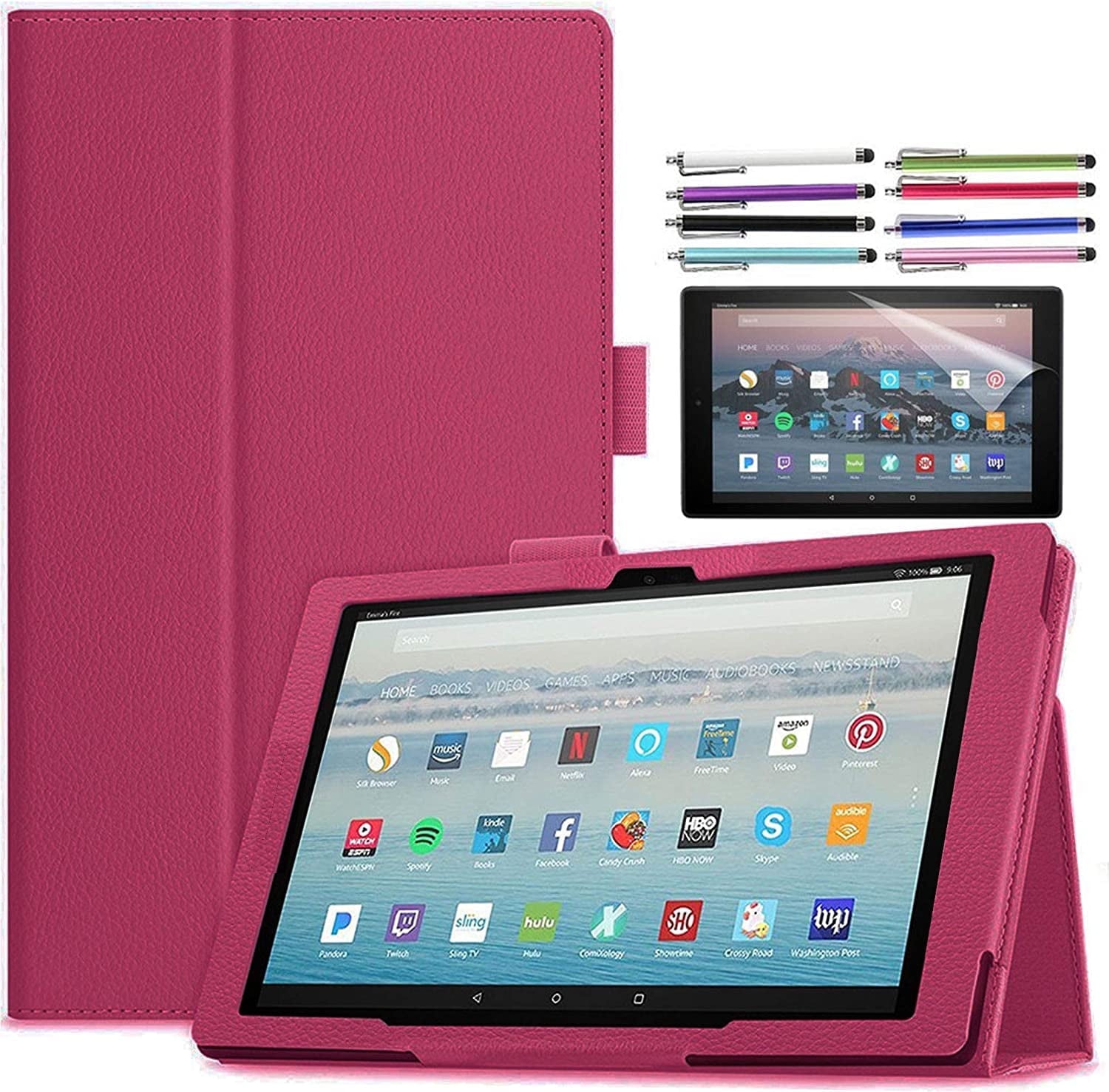 Epicgadget Amazon Fire 7 7" Tablet Case, Pink - Walmart Business Supplies