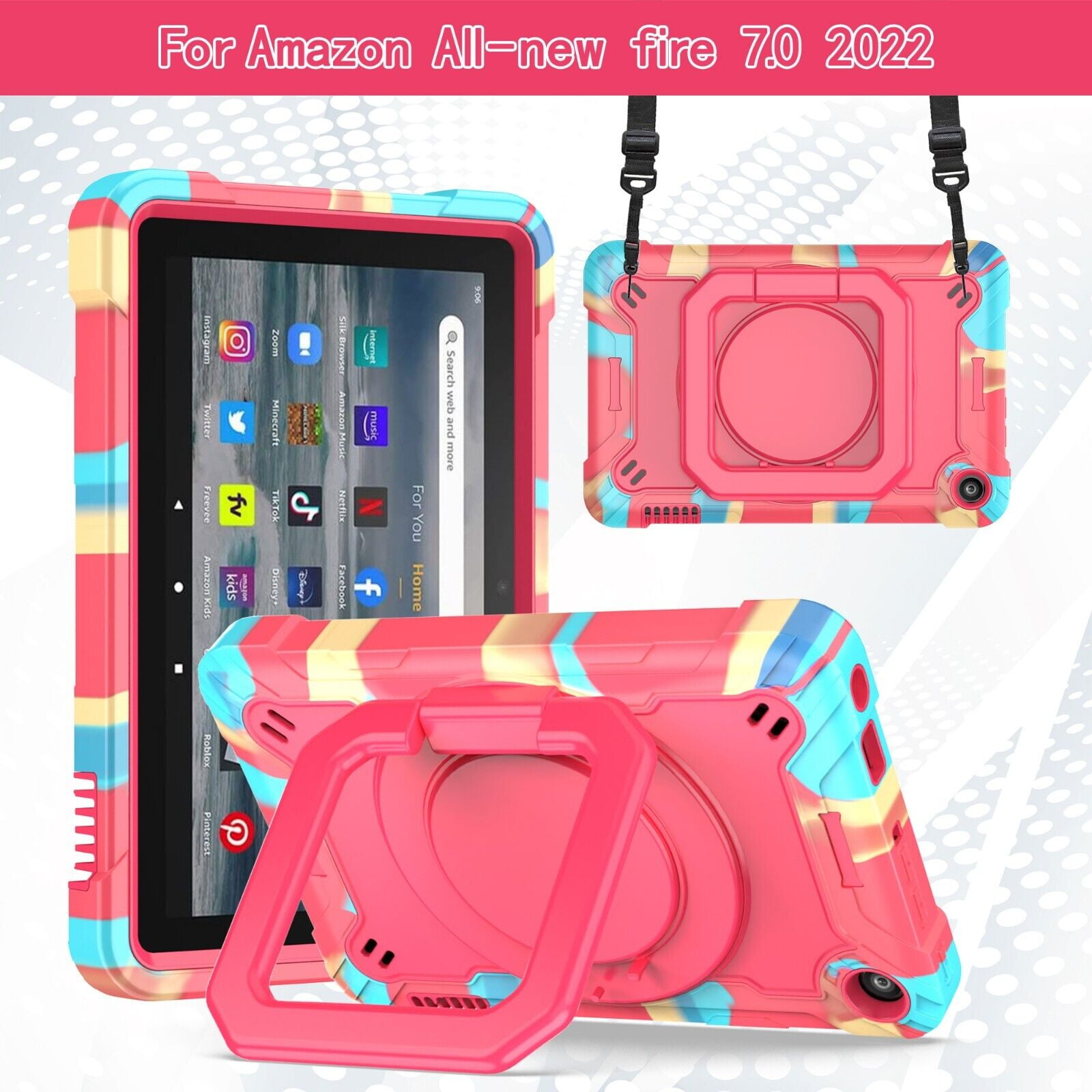 Epicgadget Case for Amazon Fire 7 Tablet 7” Display (12th Generation ...