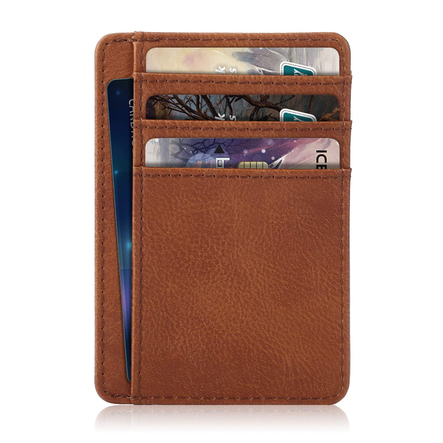Epicgadget Credit Card Holder with ID Slot, RFID Blocking Premium PU ...