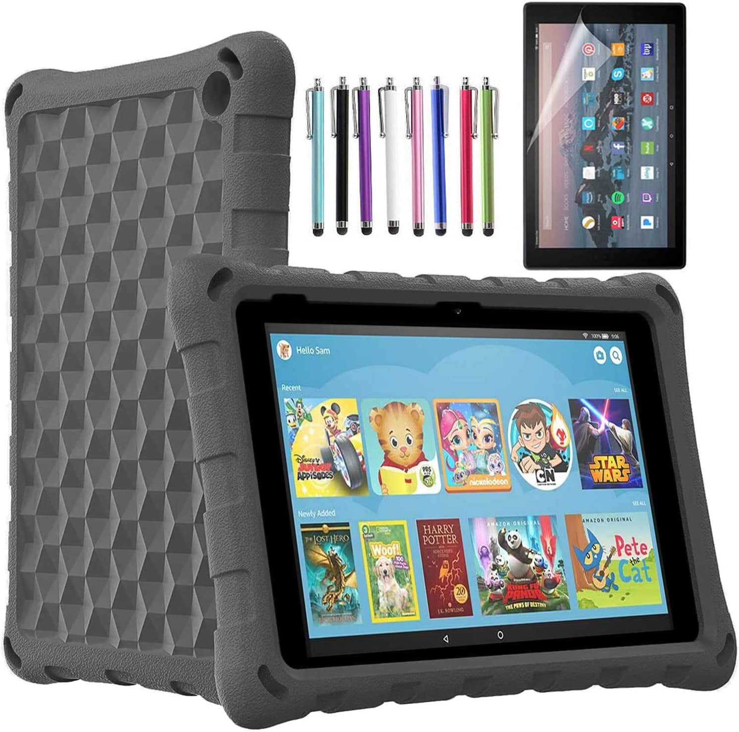 Epicgadget Kids Case for Fire 7 (12th Gen, 2022) - Shockproof EVA Foam ...