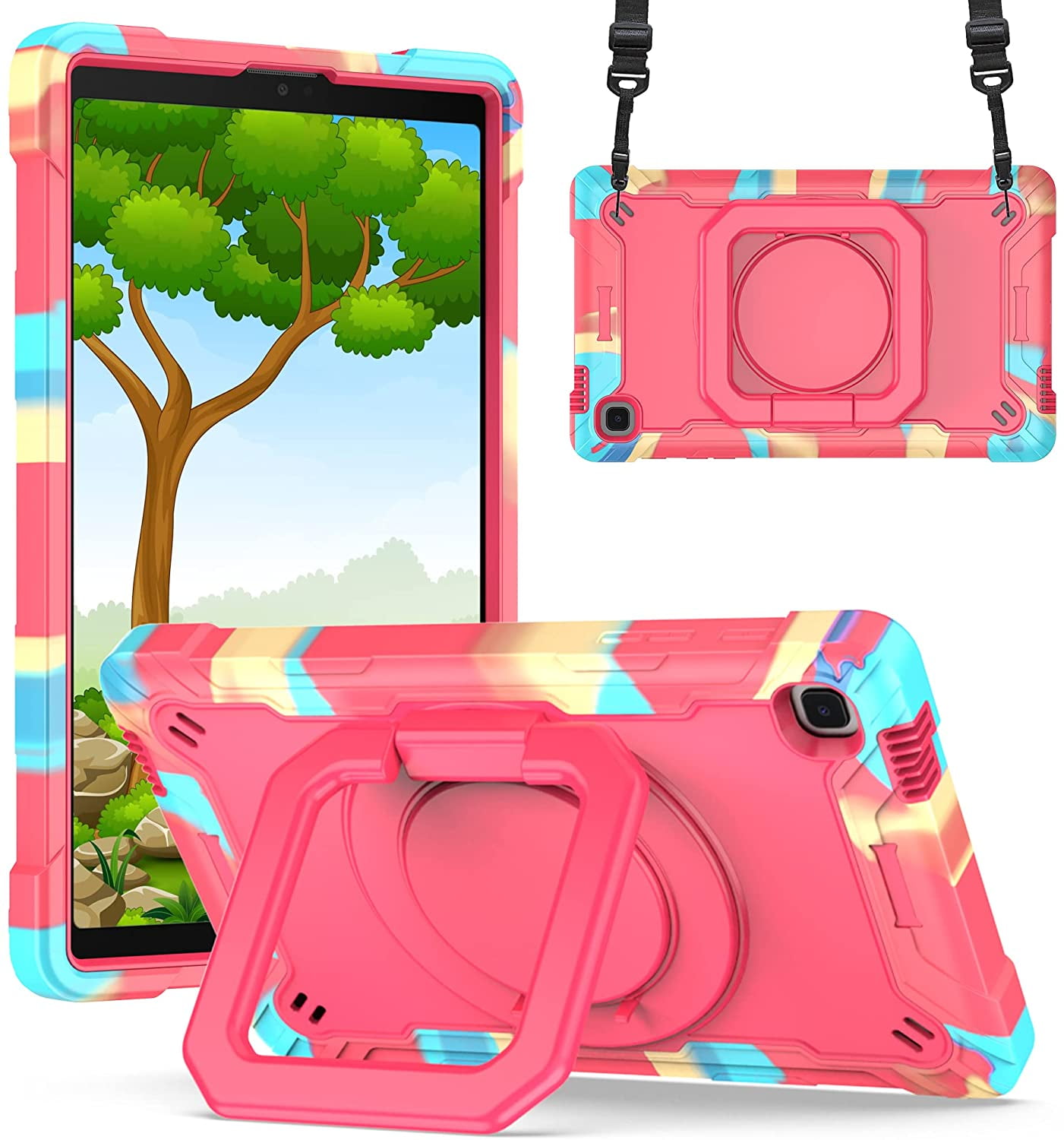 Epicgadget Galaxy Tab A7 Lite Case 8.7 inch with Shoulder Strap - Heavy ...