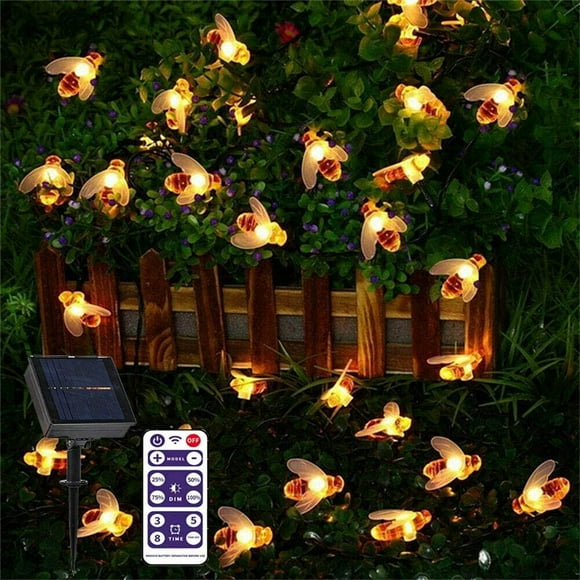 Bee Solar String Lights