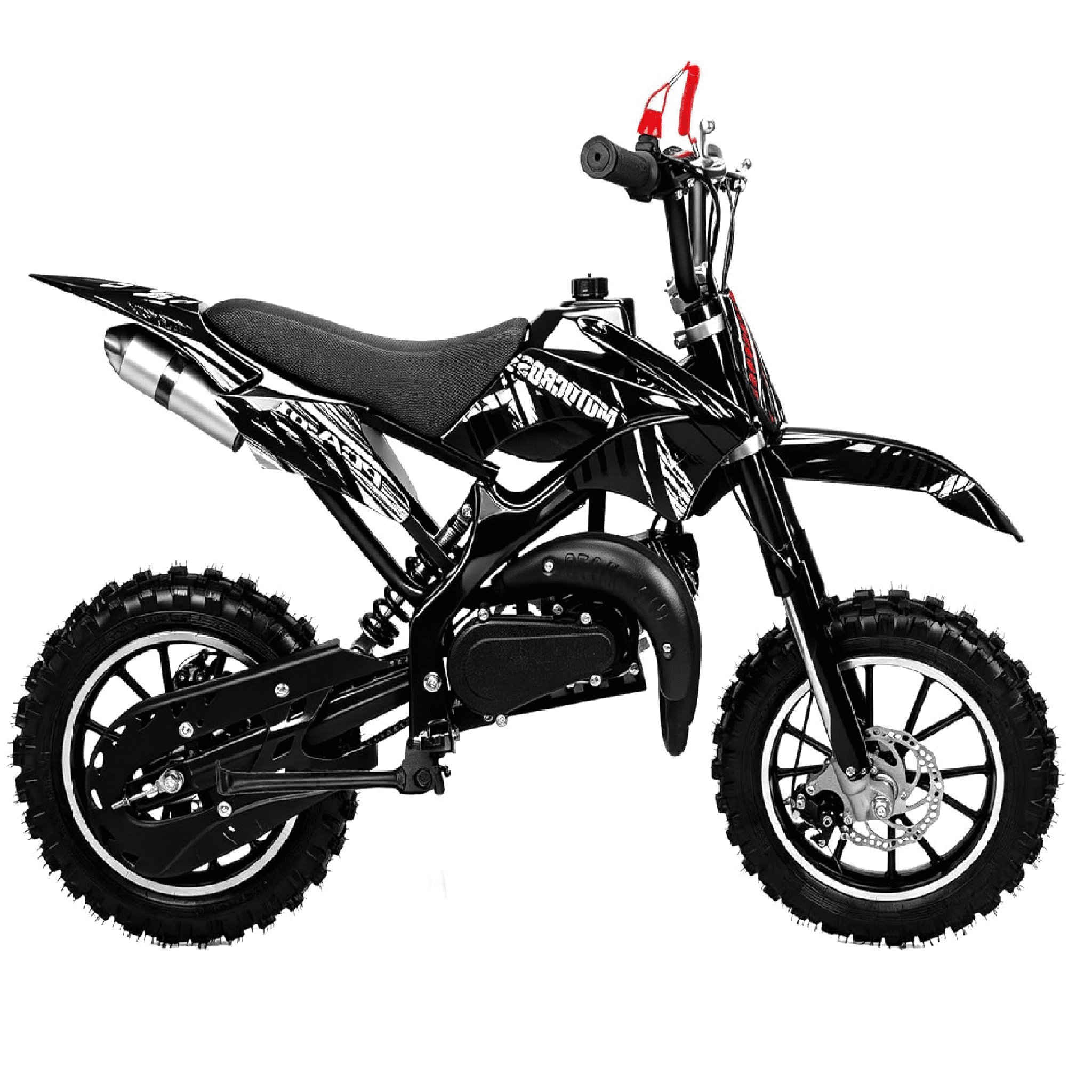 Epicord 50cc Kid Dirt Bike,2-Stroke Gas Mini Bike for Kids 8-14 Shock ...