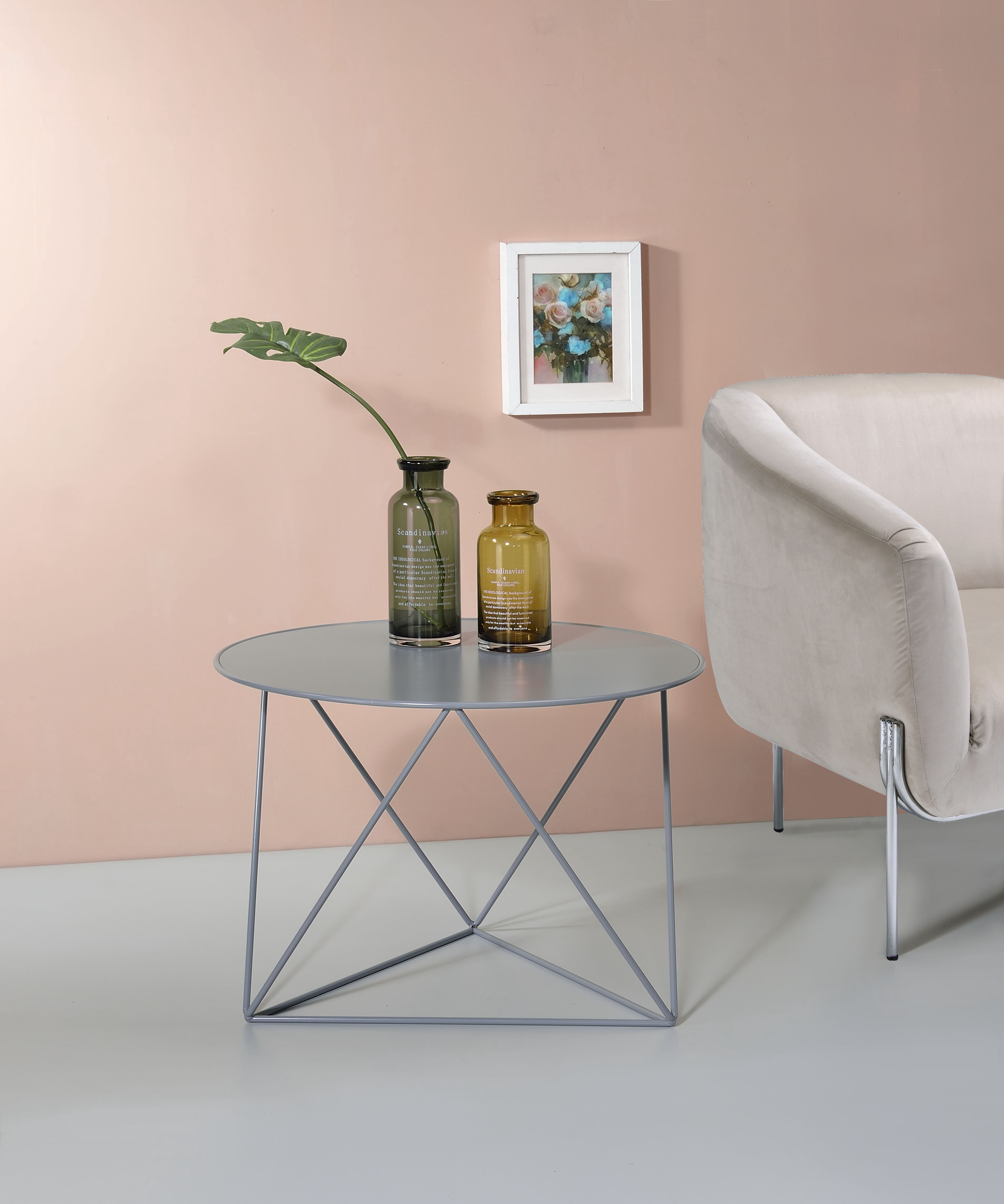 Epidia Gray color Display & Utility Accent Table - Walmart.com