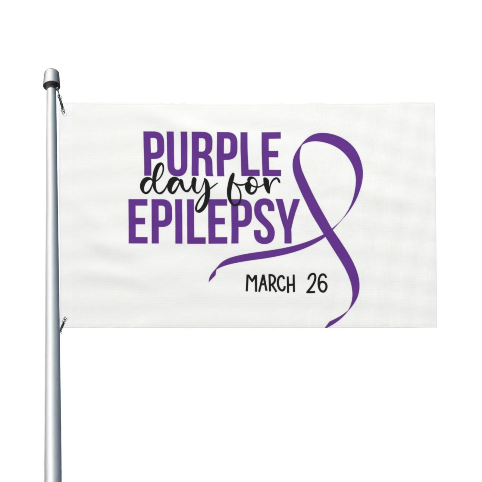 Epilepsy Awareness Day 2023 Flag 3x5 Ft Double-Sided Flag Outdoor Sign ...