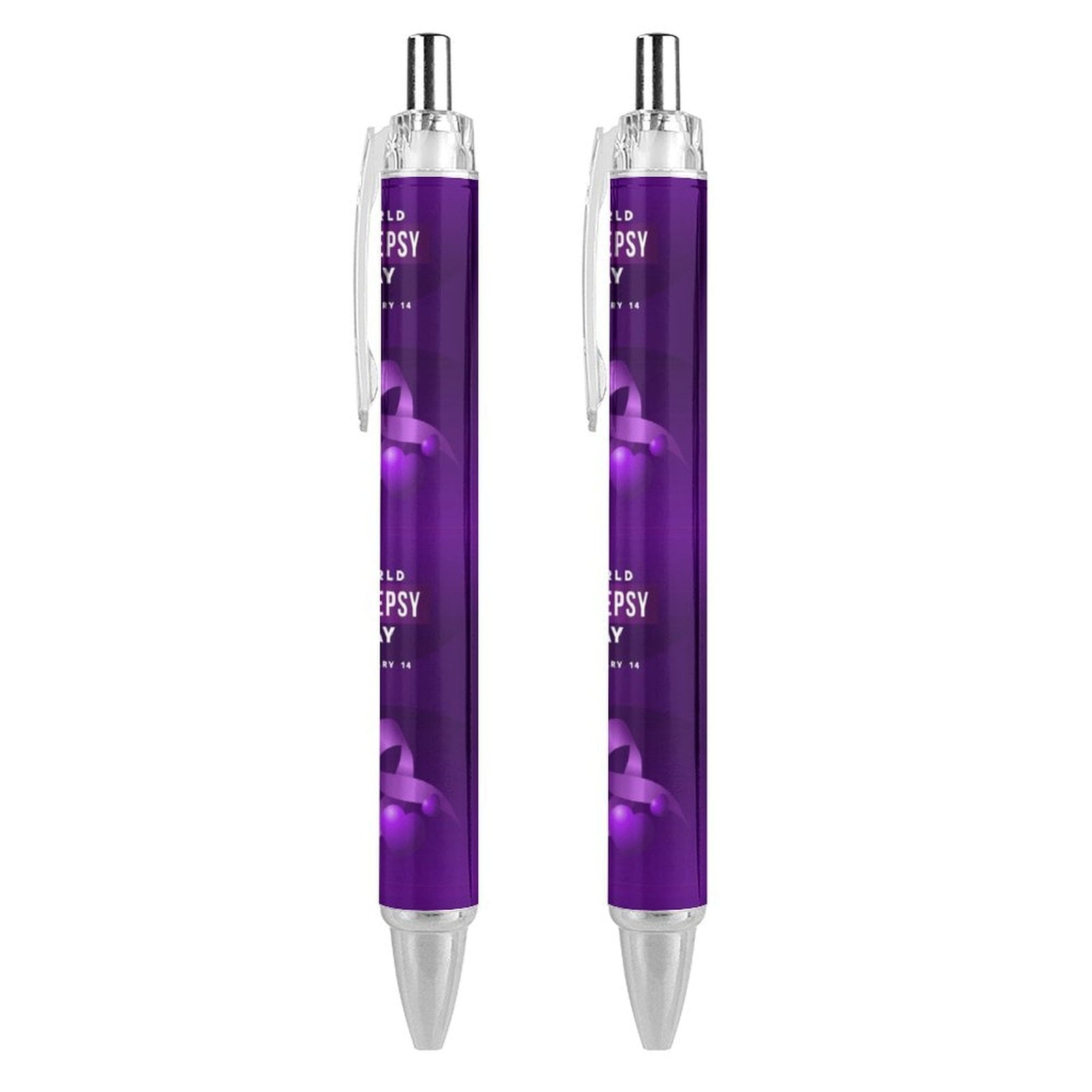 Epilepsy Awareness Day Ballpoint Pen Retractable Pens Black Writing Pen ...