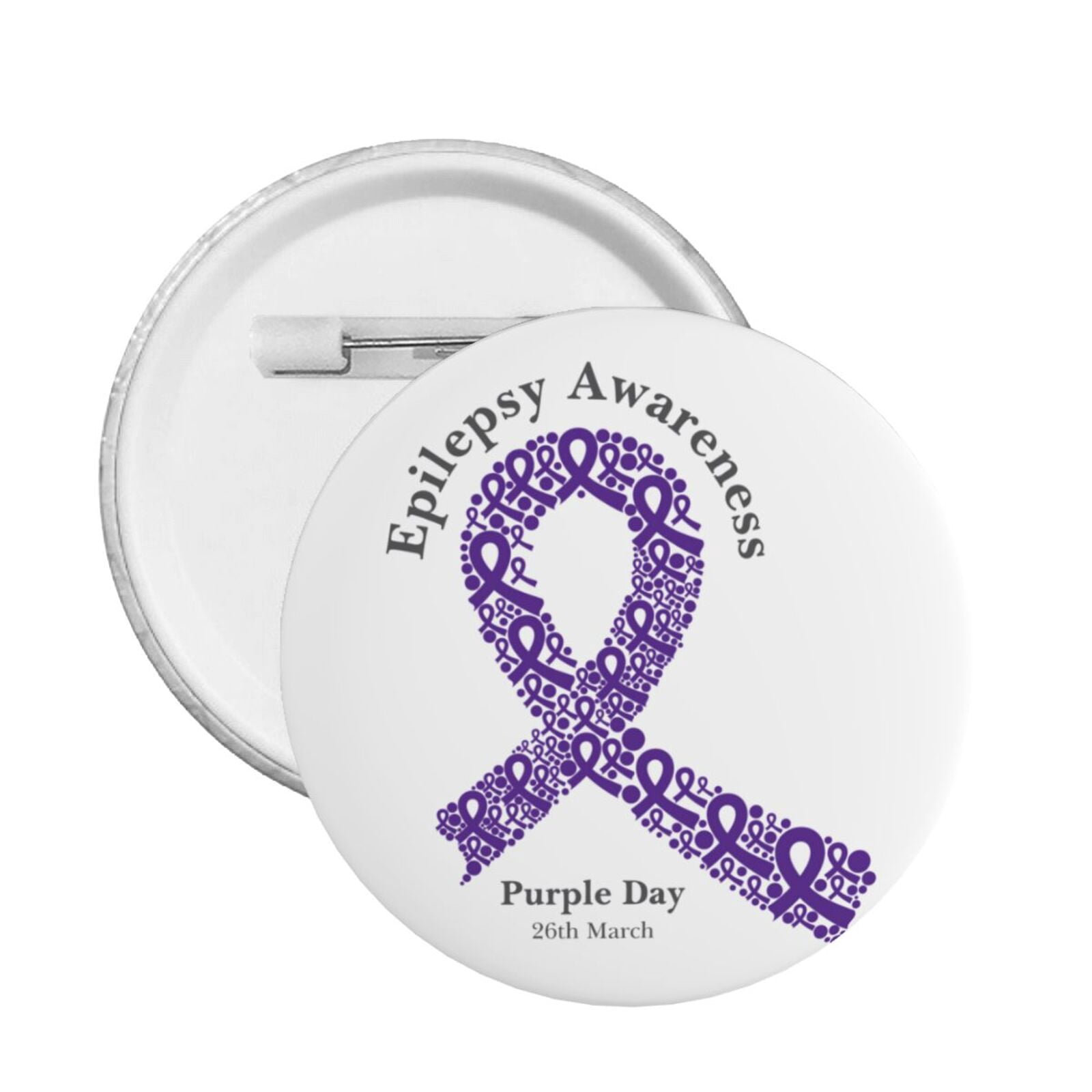 Epilepsy Awareness Day Circular Button Fashion Badge Decoration ...