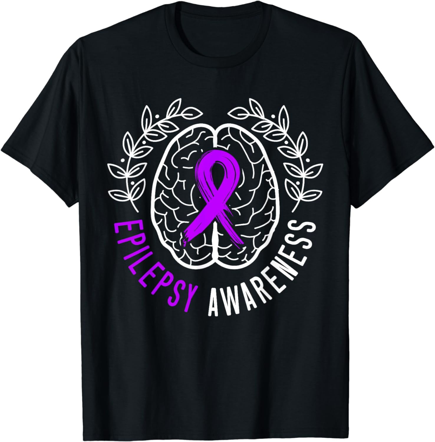 Epilepsy Awareness Epileptic Seizure I Wear Purple T-Shirt - Walmart.com