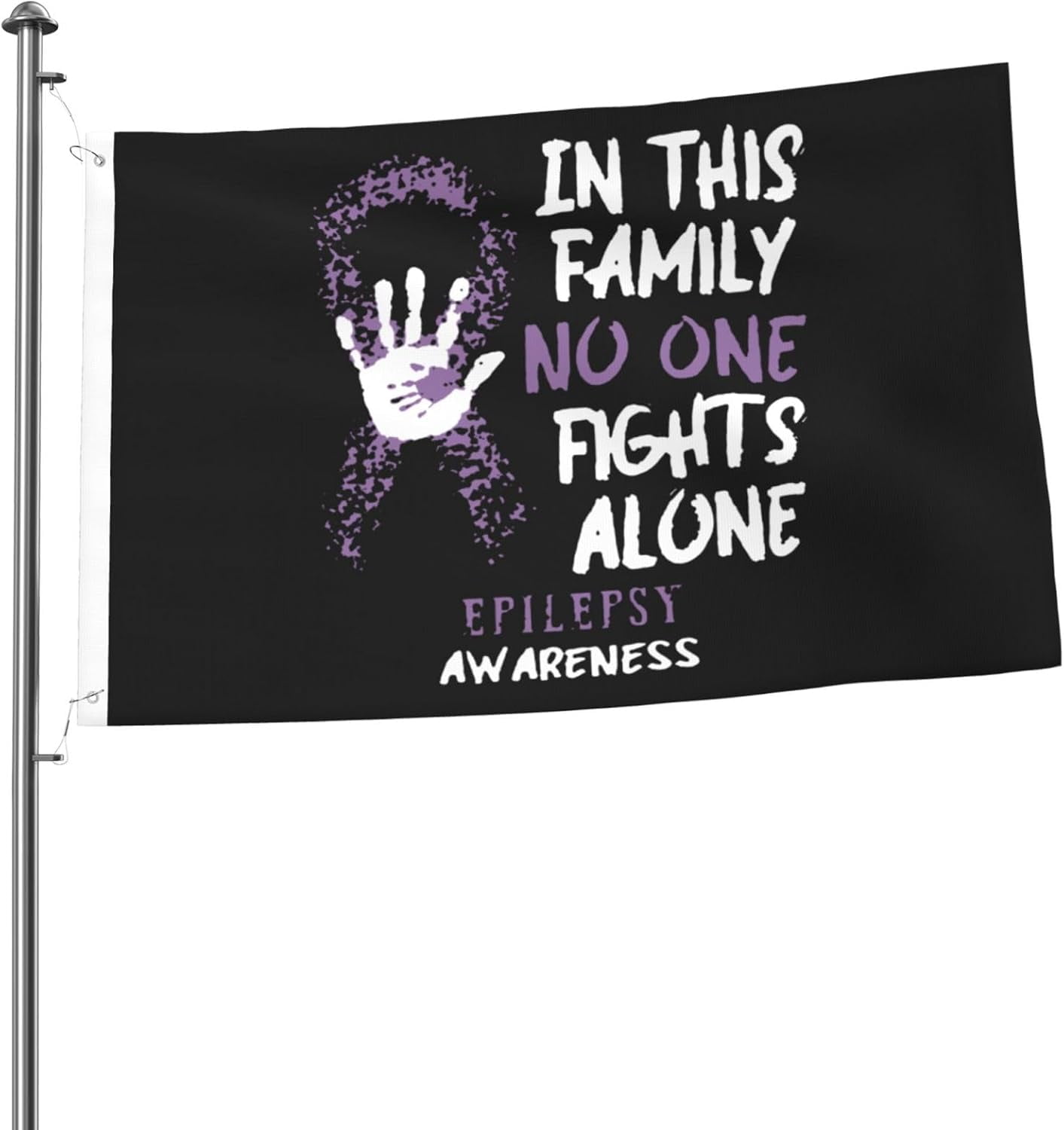 Epilepsy Awareness Flag 2x3 Ft Outdoor Decoration Banner Yard Flag With ...