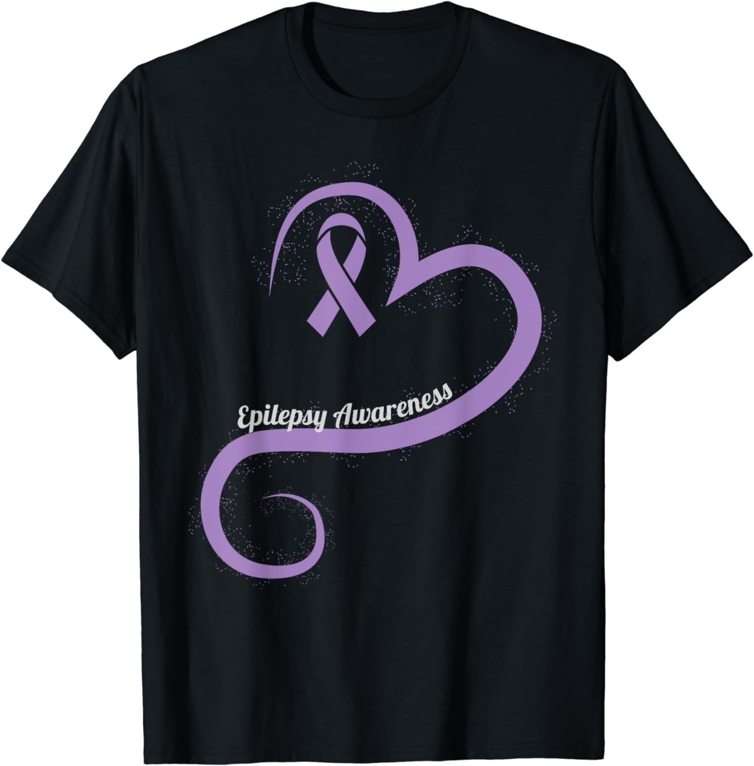 Epilepsy Awareness Heart Ribbon T-Shirt - Walmart.com