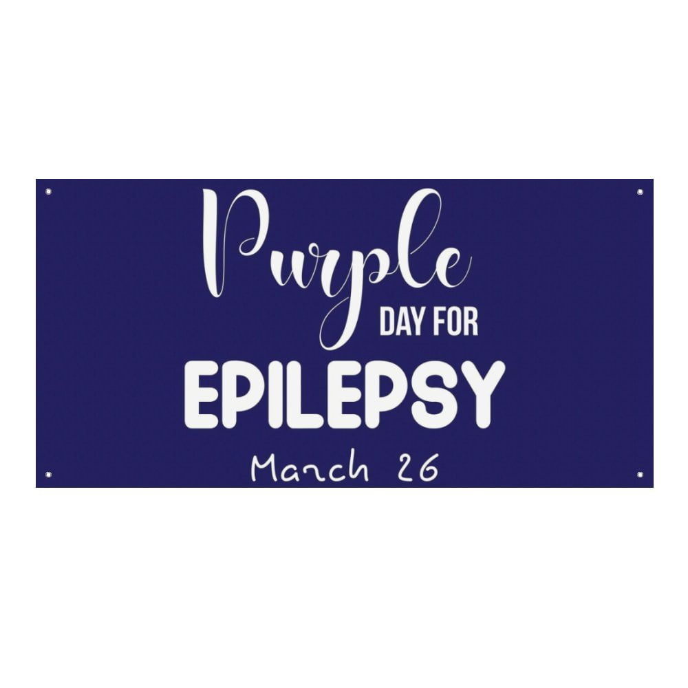 Epilepsy Awareness Month Banner Flag Photography Background Outdoor ...