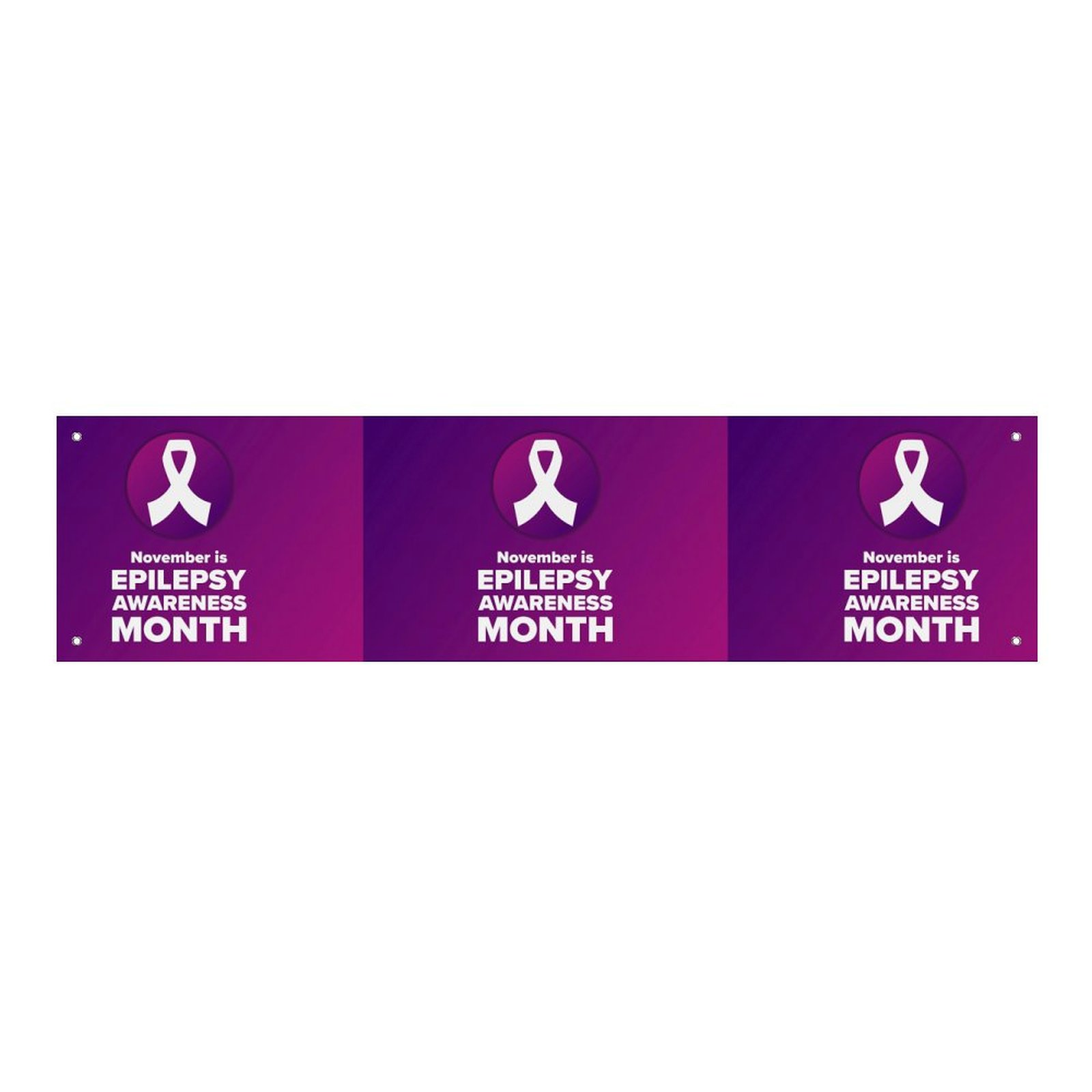 Epilepsy Awareness Month Banners Flag Hanging Backdrop Sign Wall ...