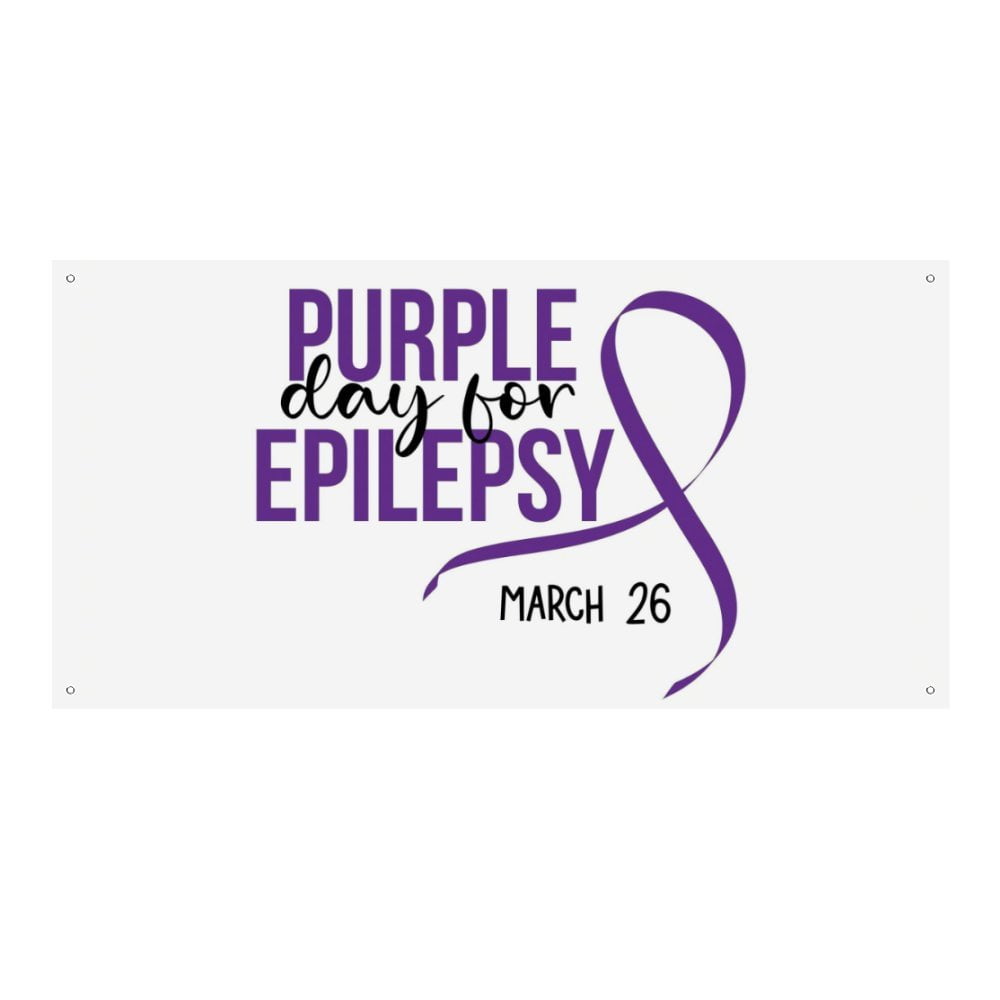 Epilepsy Awareness Month Banners Flag Hanging Backdrop Sign Wall ...