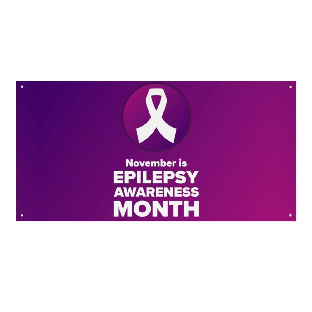 Epilepsy Awareness Month Banners Flag Hanging Backdrop Sign Wall ...