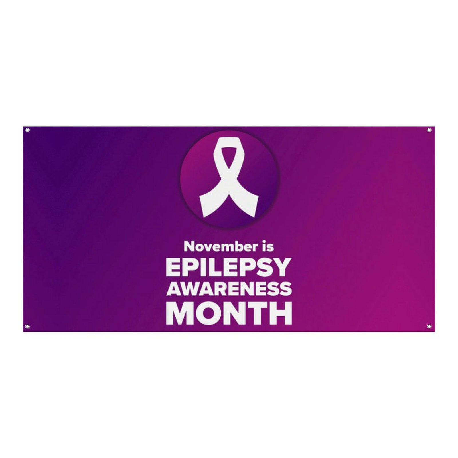 Epilepsy Awareness Month Banners Flag Hanging Backdrop Sign Wall ...