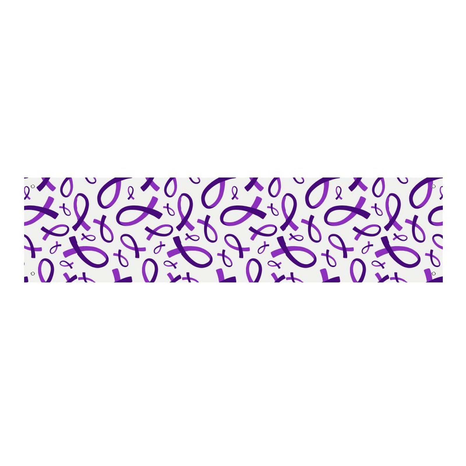 Epilepsy Awareness Month Purple Ribbon Banners Flag Hanging Backdrop ...