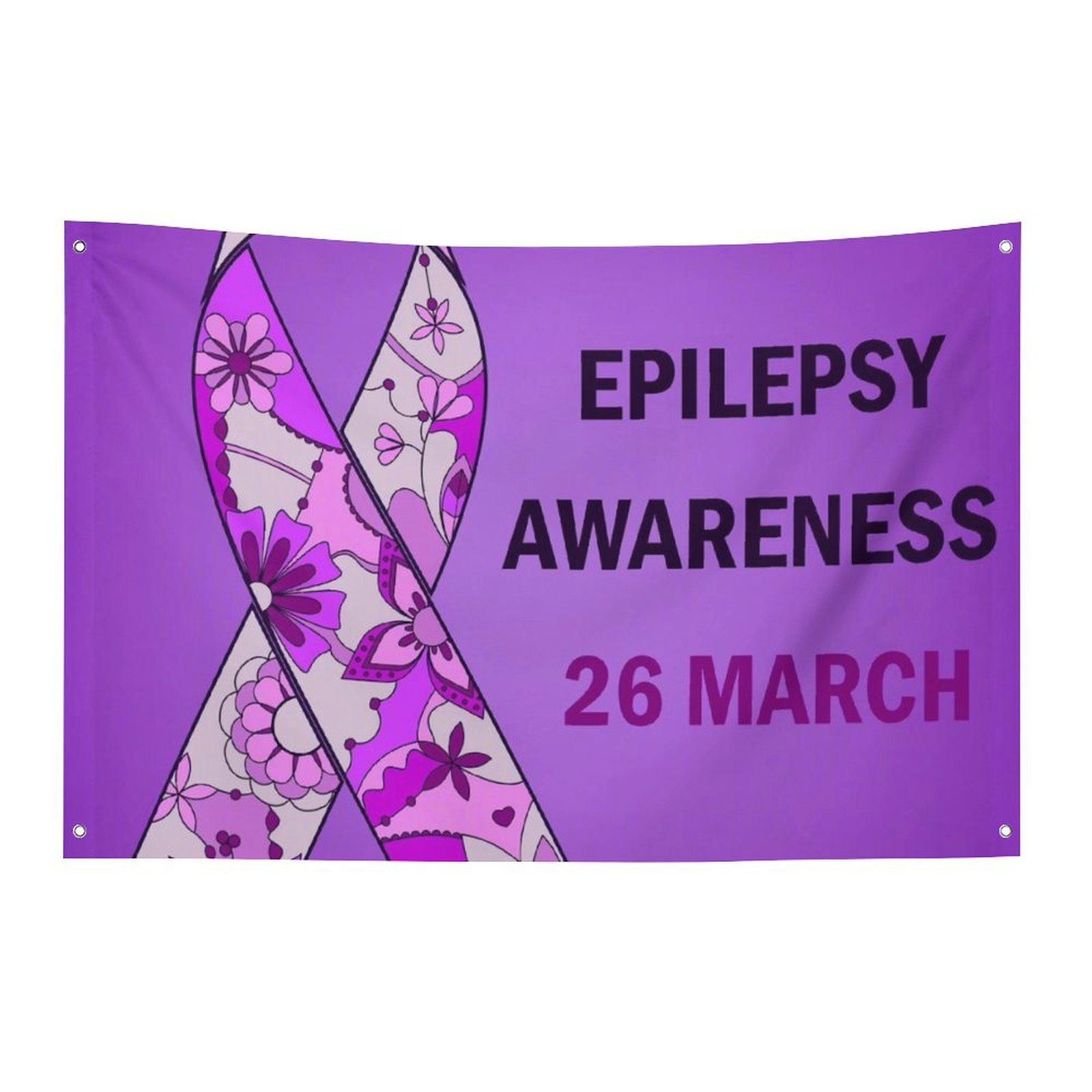 Epilepsy Awareness Month Tapestry Banner Backdrop Flag Background ...
