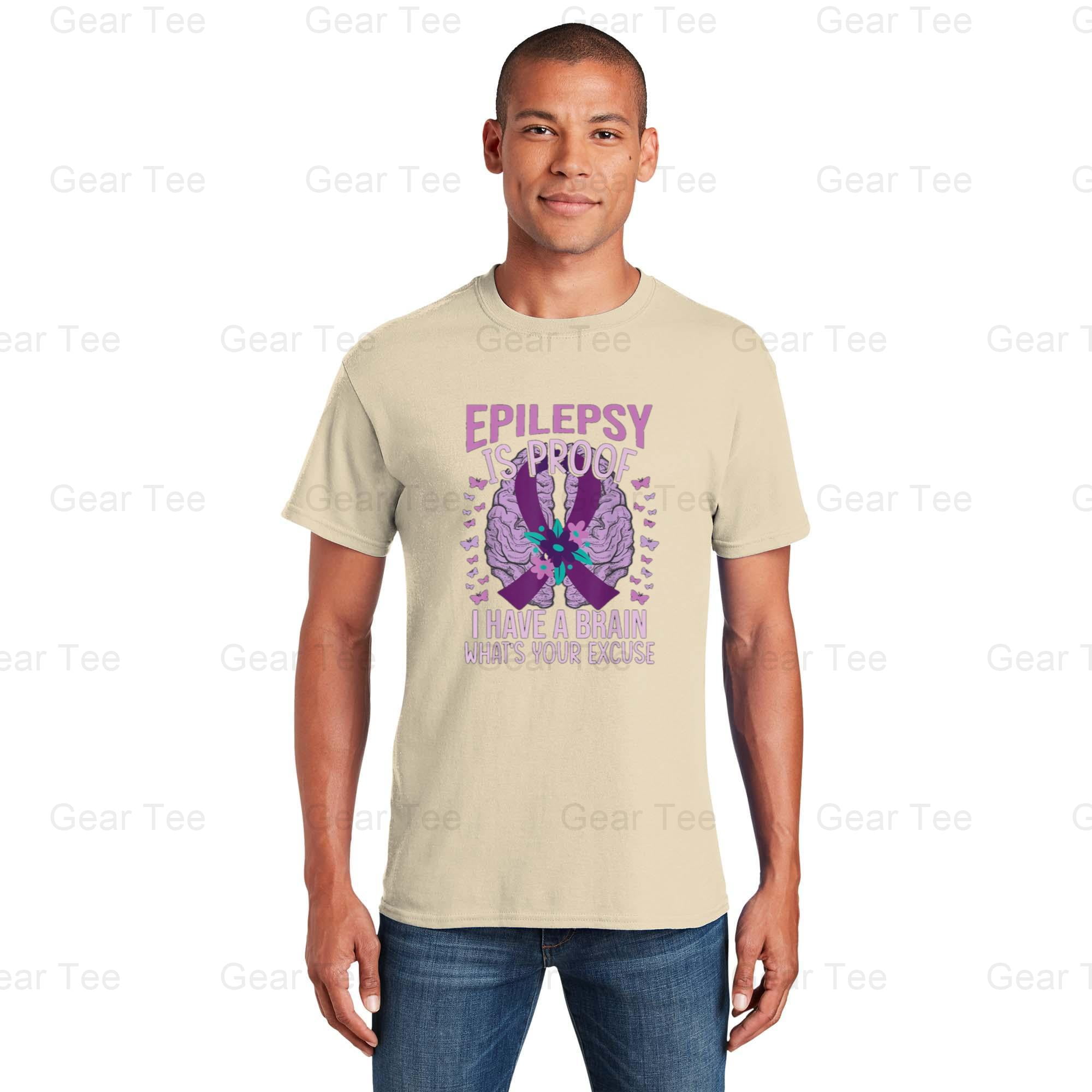Epilepsy, Brain, Awareness, Funny, Epilepsy Proof, Support, Ribbon ...