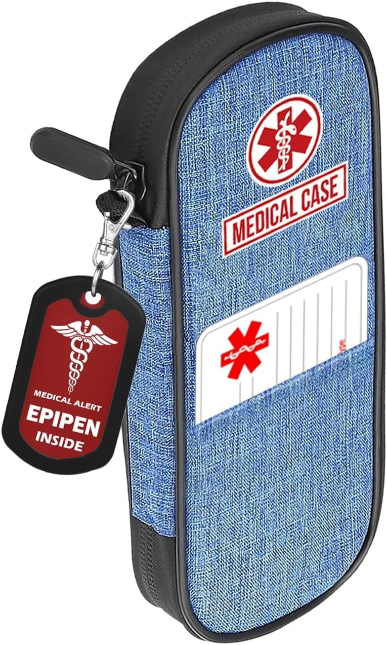 Epipen Carry Case Waterproof Insulated Travel Medication Organizer Bag ...