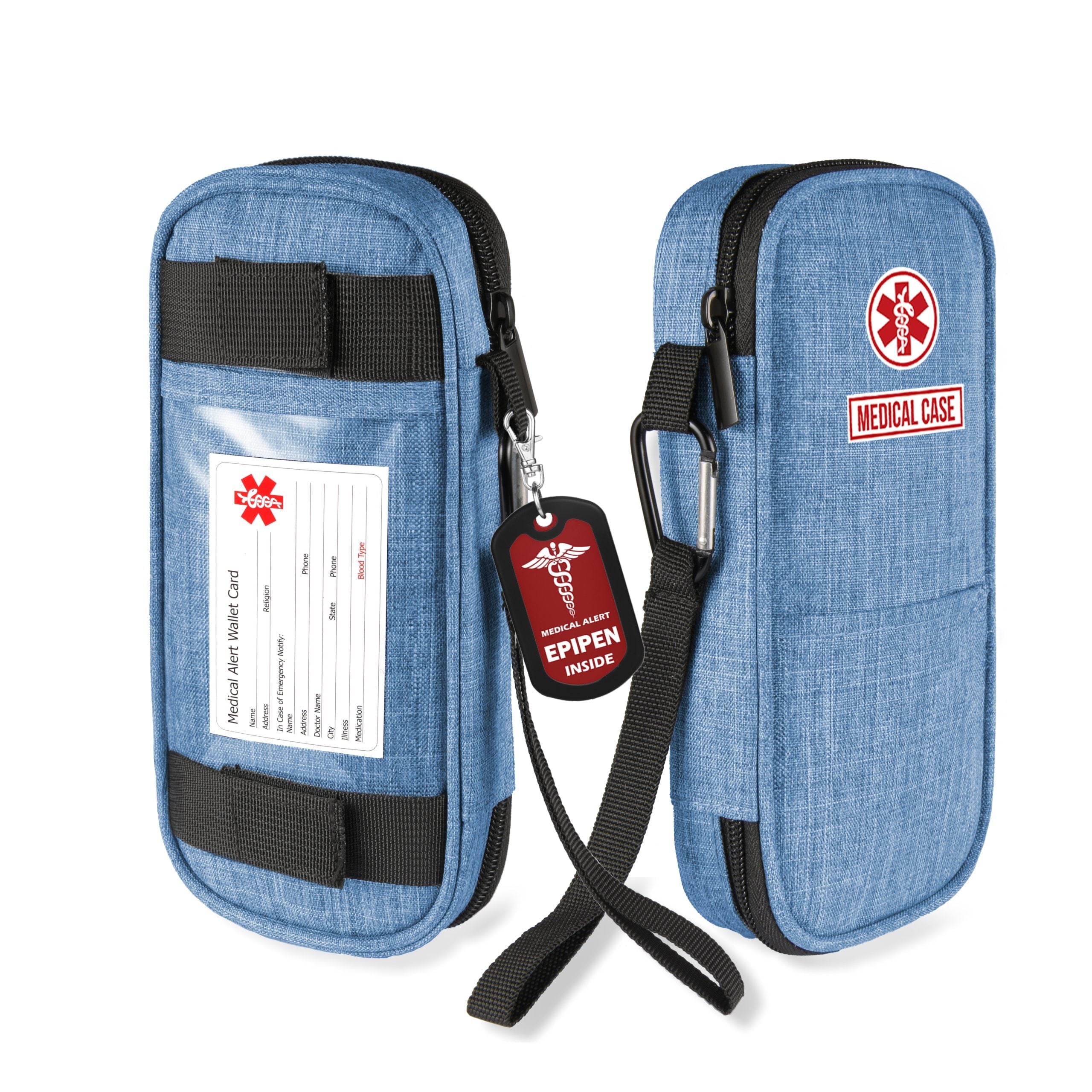 Epipen Carry Case Waterproof Insulated Travel Medication Organizer Bag ...