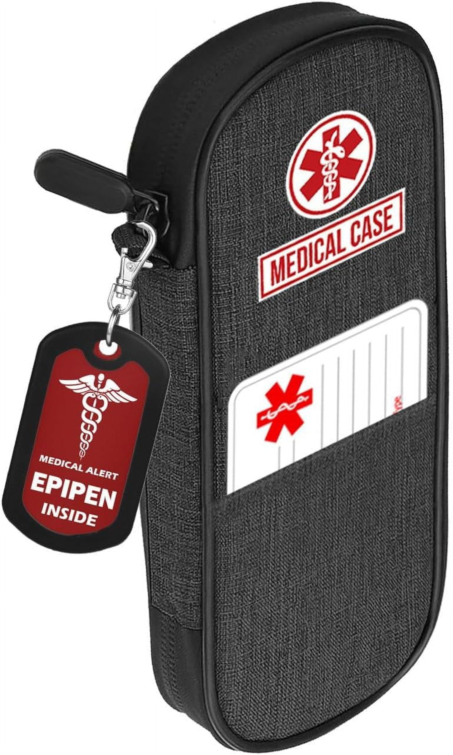 Epipen Carry Case Waterproof Insulated Travel Medication Organizer Bag ...