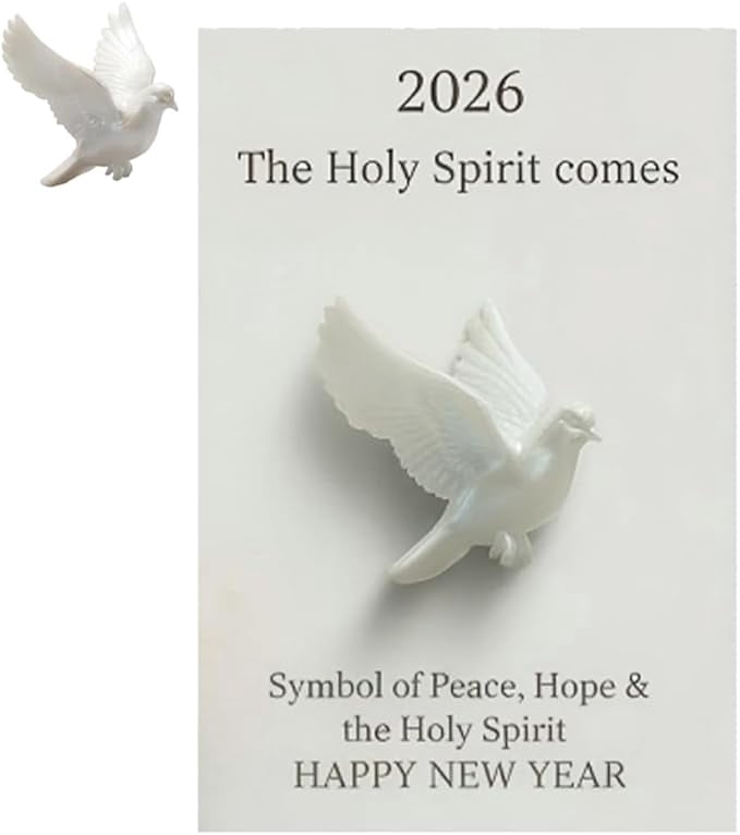 Epiphany Dove Sculpture - Symbol of The Holy Spirit & Peace, White ...