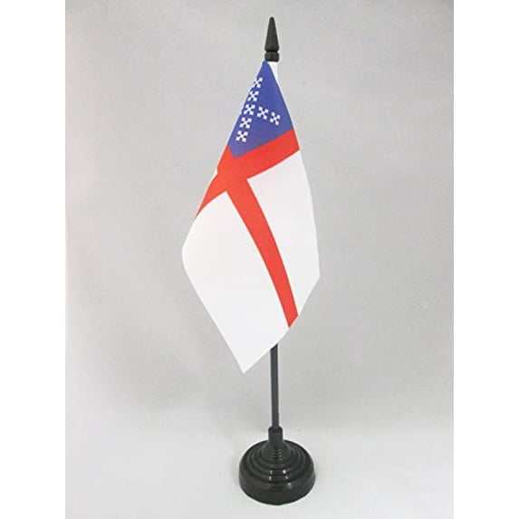 Episcopalian Table Flag 4'' x 6'' plastic stick and base - Walmart.com