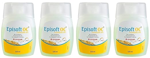 Episoft Oc Gel For Acne-Prone and Oily Skin, 125 ml EACH (PACK OF 4 ...