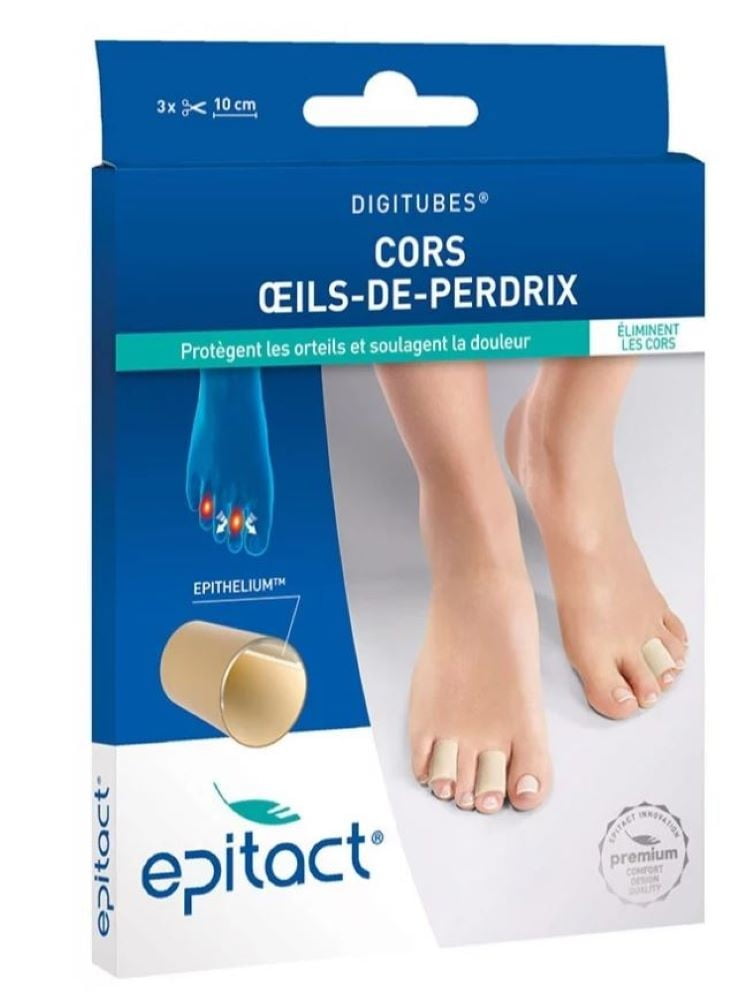Epitact Digitubes for Corn Relief Between the Toes Size M 10 cm 3 tubes ...