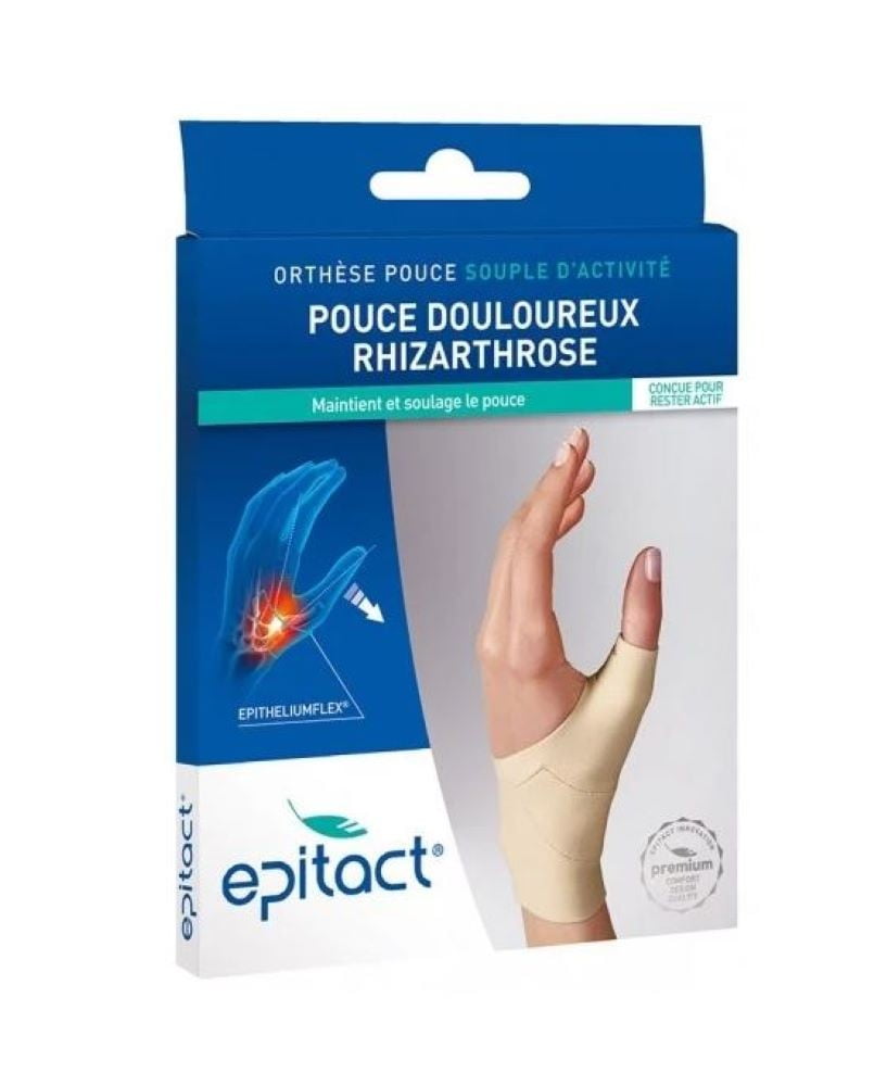 Epitact Epithelium Flex Thumb Brace Flexible Orthosis for Painful Thumb ...