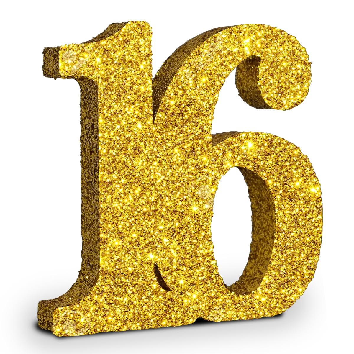 Eploger 16th Birthday Decorations for Boys and Girls,Gold Glitter ...